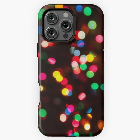 Bokeh Christmas Lights Phone Case for iPhone 11 12 13 14 15 16 17 Pro ...