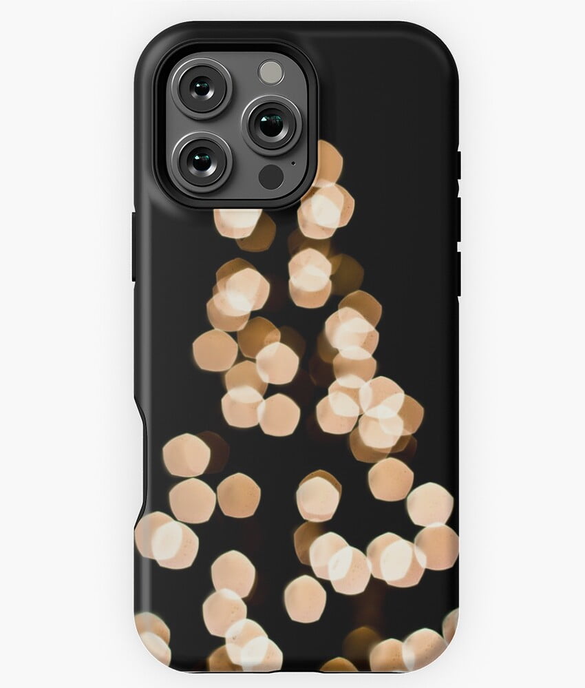 Bokeh Christmas Tree Holiday Lights Phone Case for iPhone 16 15 14 13 ...