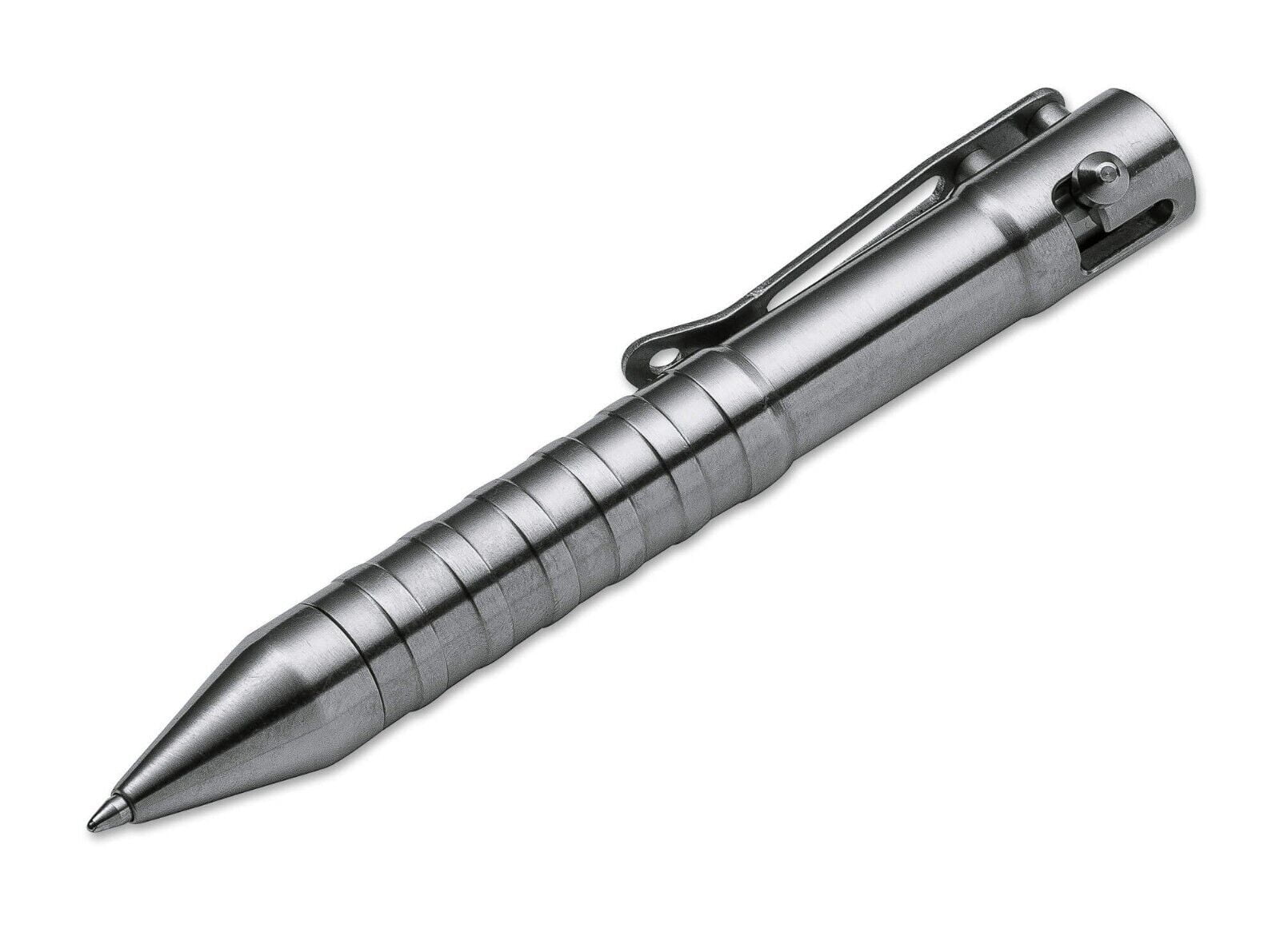 Boker Plus K.I.D. Cal .50 Titan Titanium Tactical Pen w/ Clip - 09BO073 ...