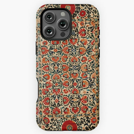 Bokhara Suzani Pattern Nineteenth Century Design iPhone Case 17 16 15 ...