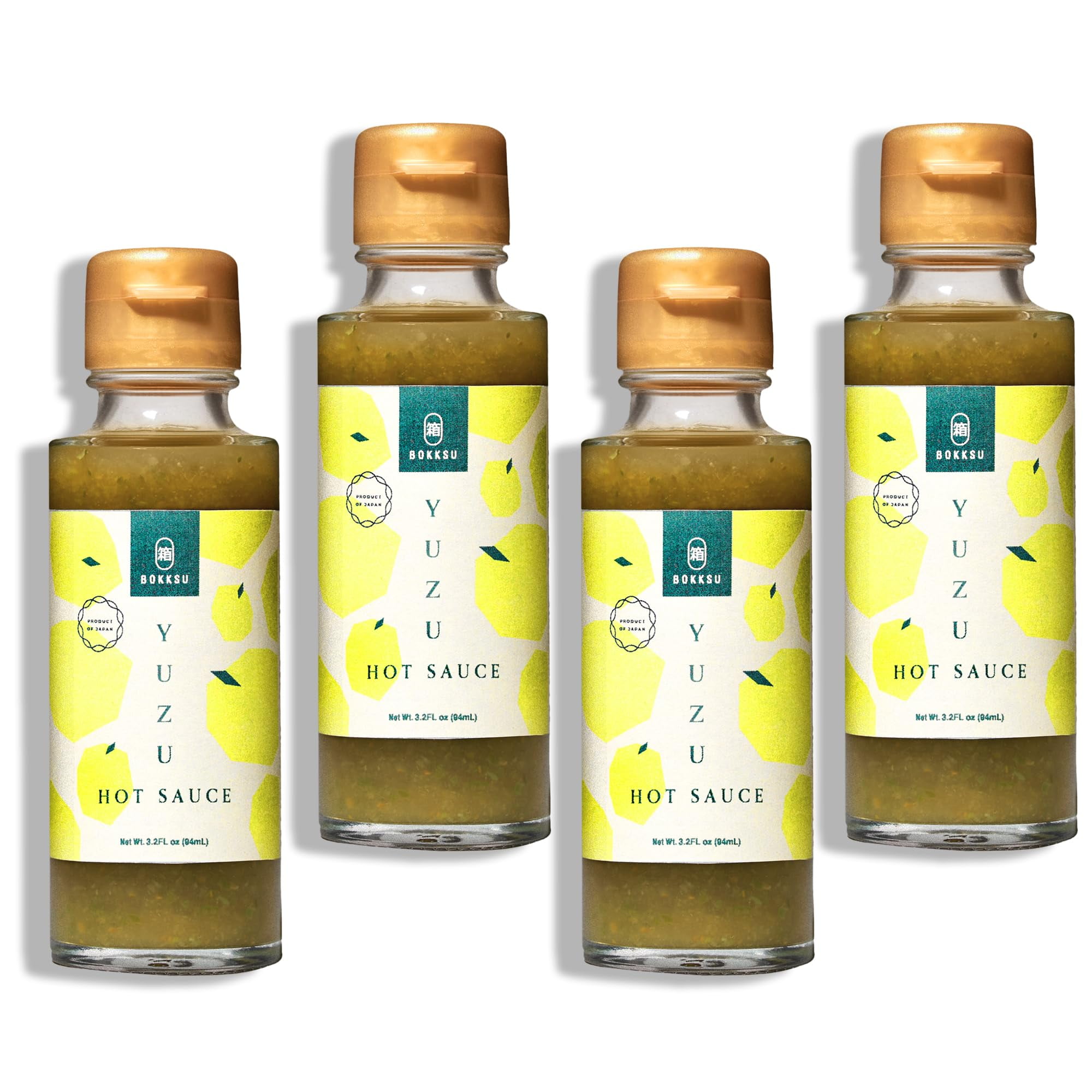 Bokksu Yuzu Hot Sauce YYF14 (4-Pack) - Unique Spicy and Tangy Flavor, Authentic Japanese Yuzu ...
