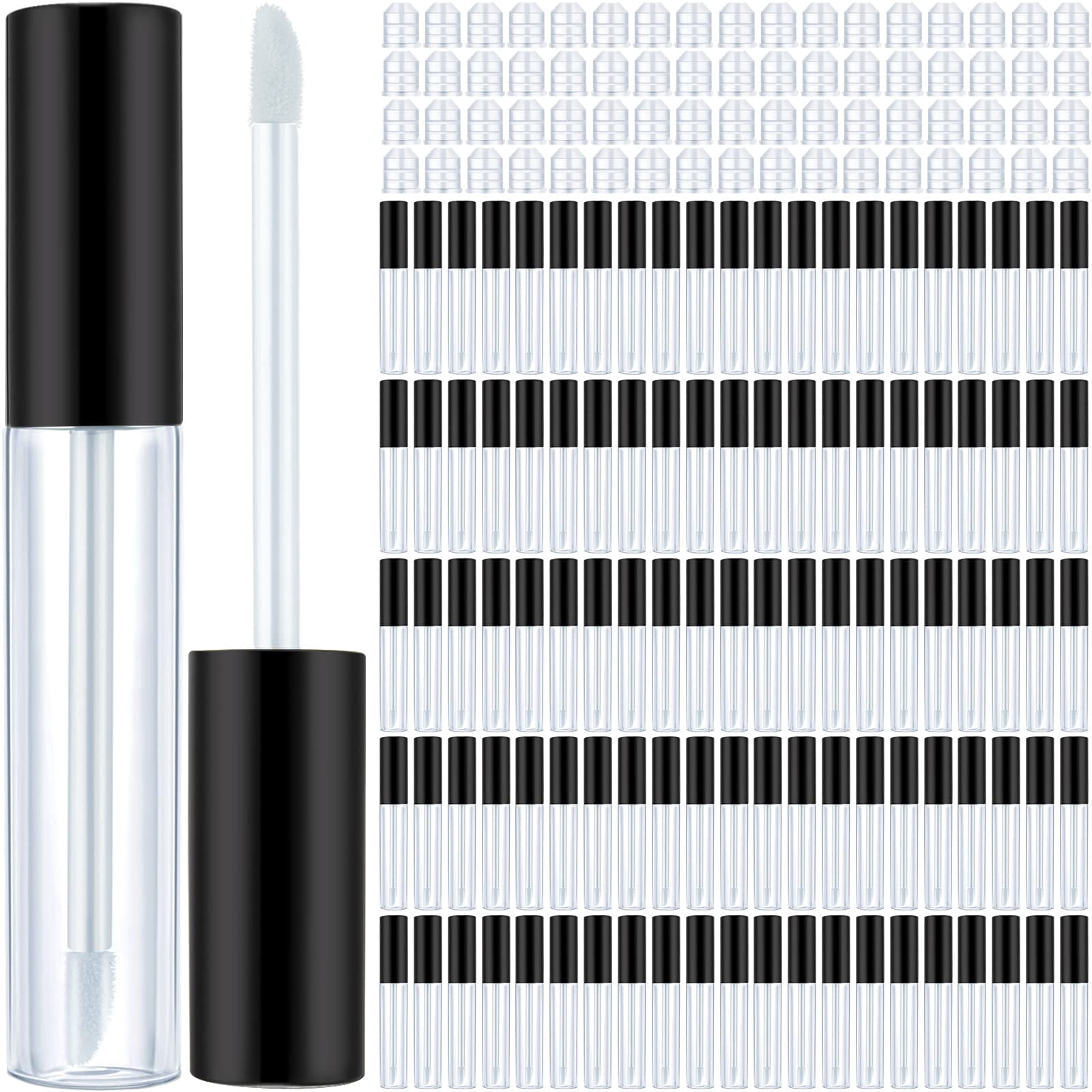 Bokon 200 Pcs 10 ml Lip Gloss Tubes Bulk Empty Plastic Lip Gloss ...