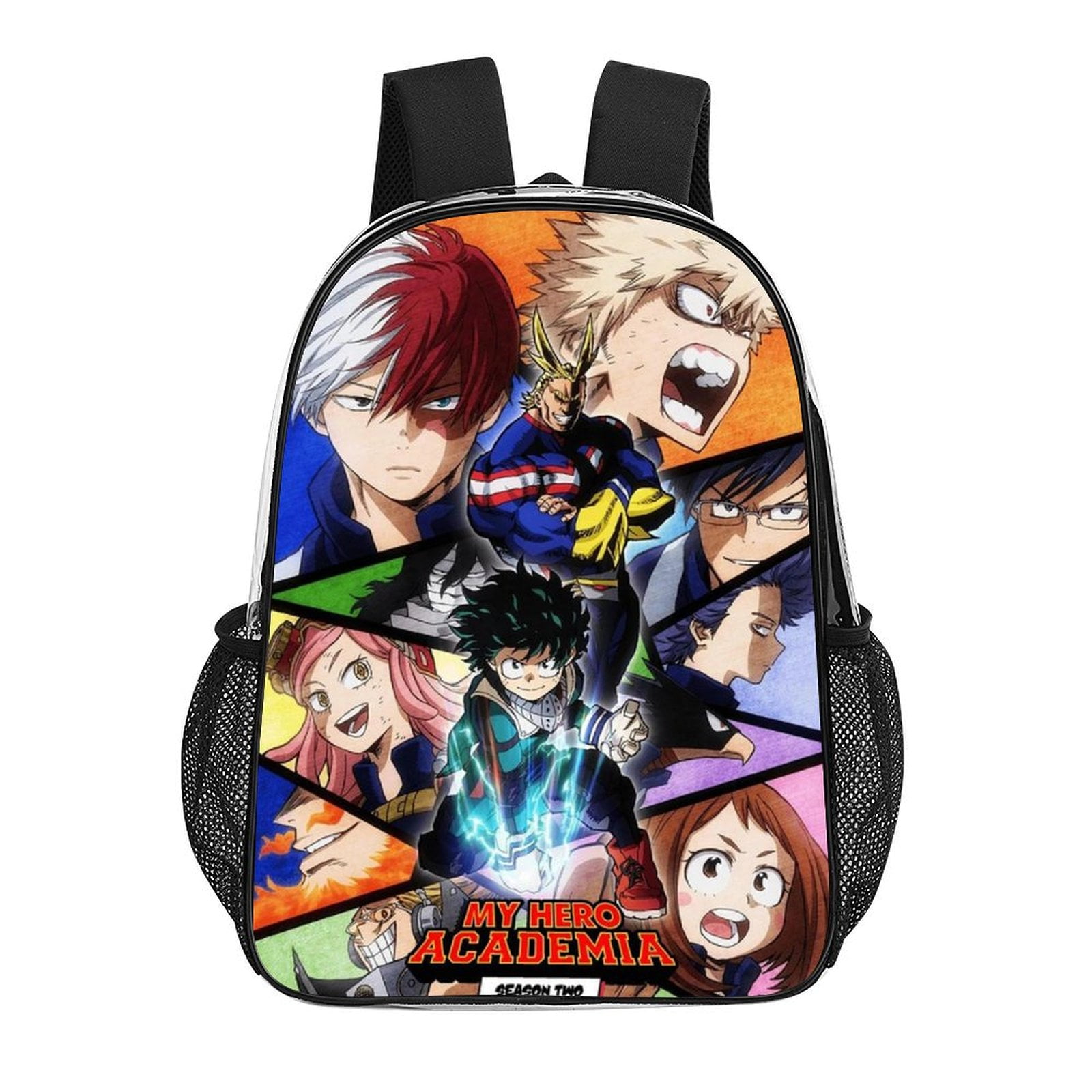 Boku No Hero Mha Academia Clear Backpack Transparent Bag 17 Inch Large ...