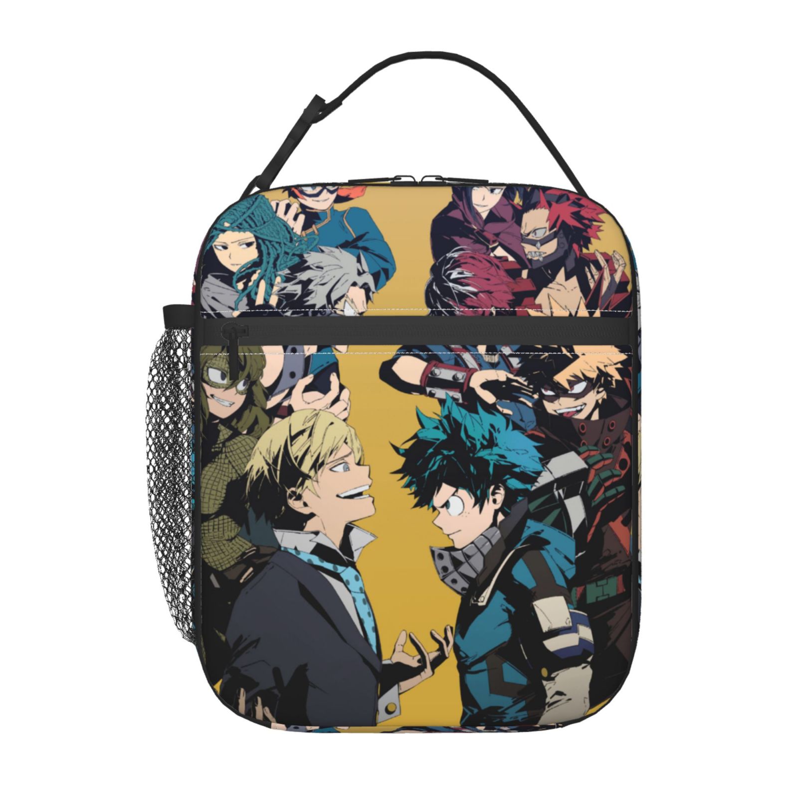 Boku My Hero Academia Lunch Bag Portable Insulated Tote Bento Bag ...