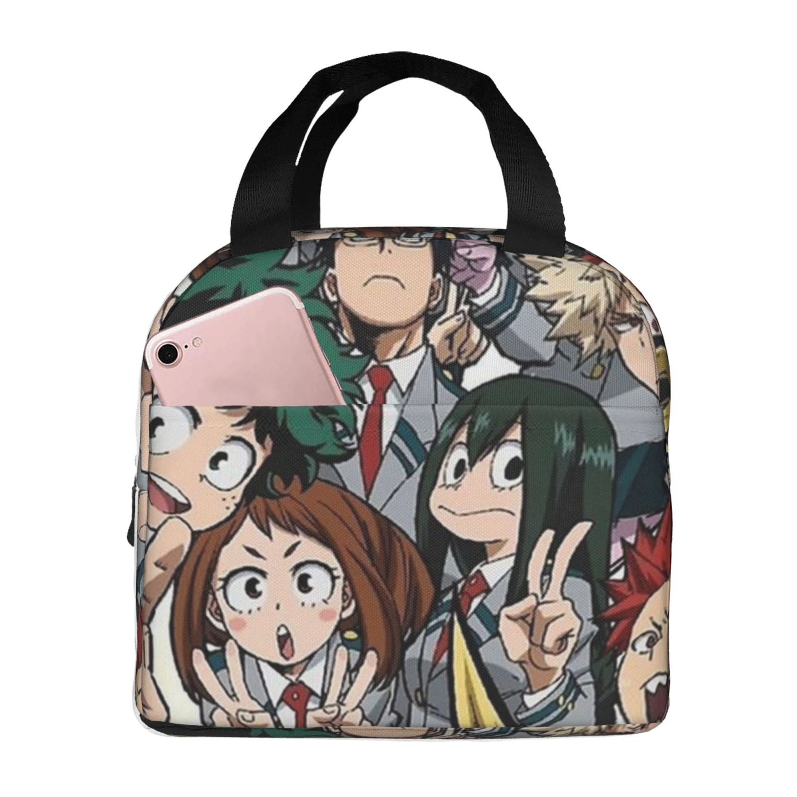 Boku My Hero Academia Lunch Bag Reusable Portable Lunch Box Insulated ...