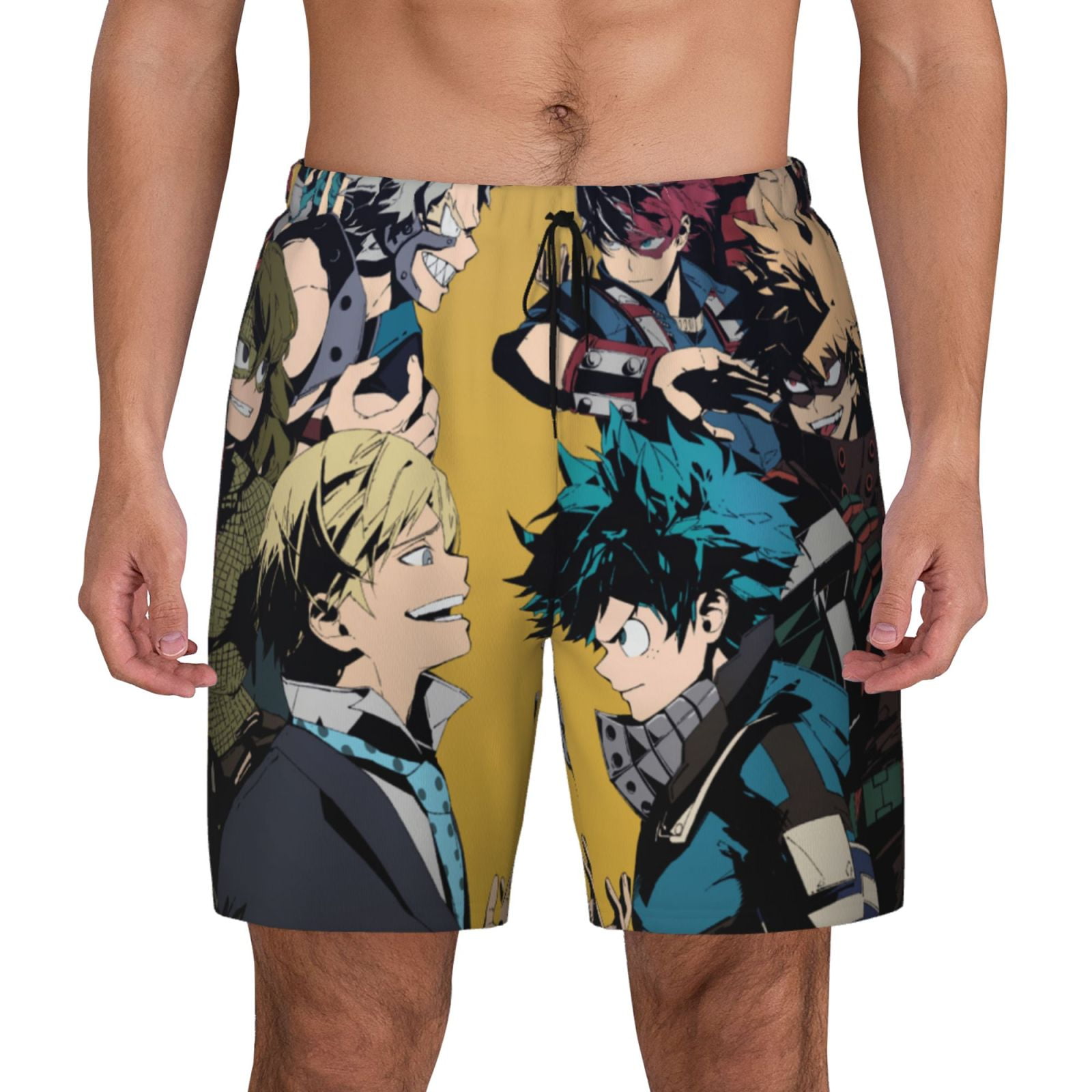 Boku My Hero Academia Men's Board Shorts Swim Trunks Quick Dry Beach ...