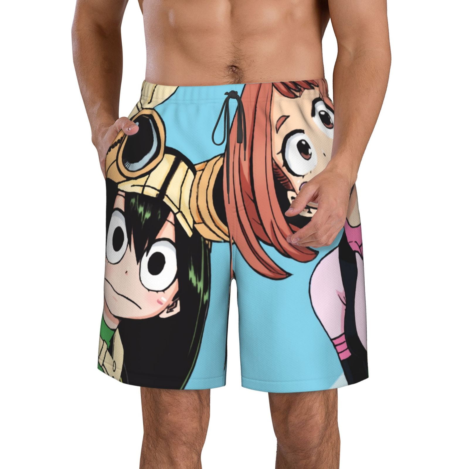 Boku My Hero Academia Mha Men's Beach Shorts Swim Trunks Casual Quick ...
