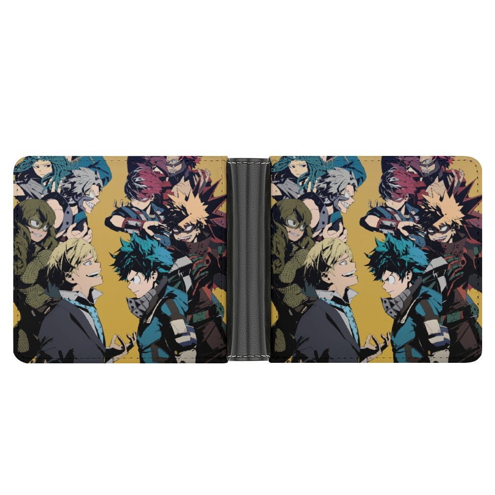 Boku My Hero Academia PU Leather Bifold Wallet Money Organizers Gift ...