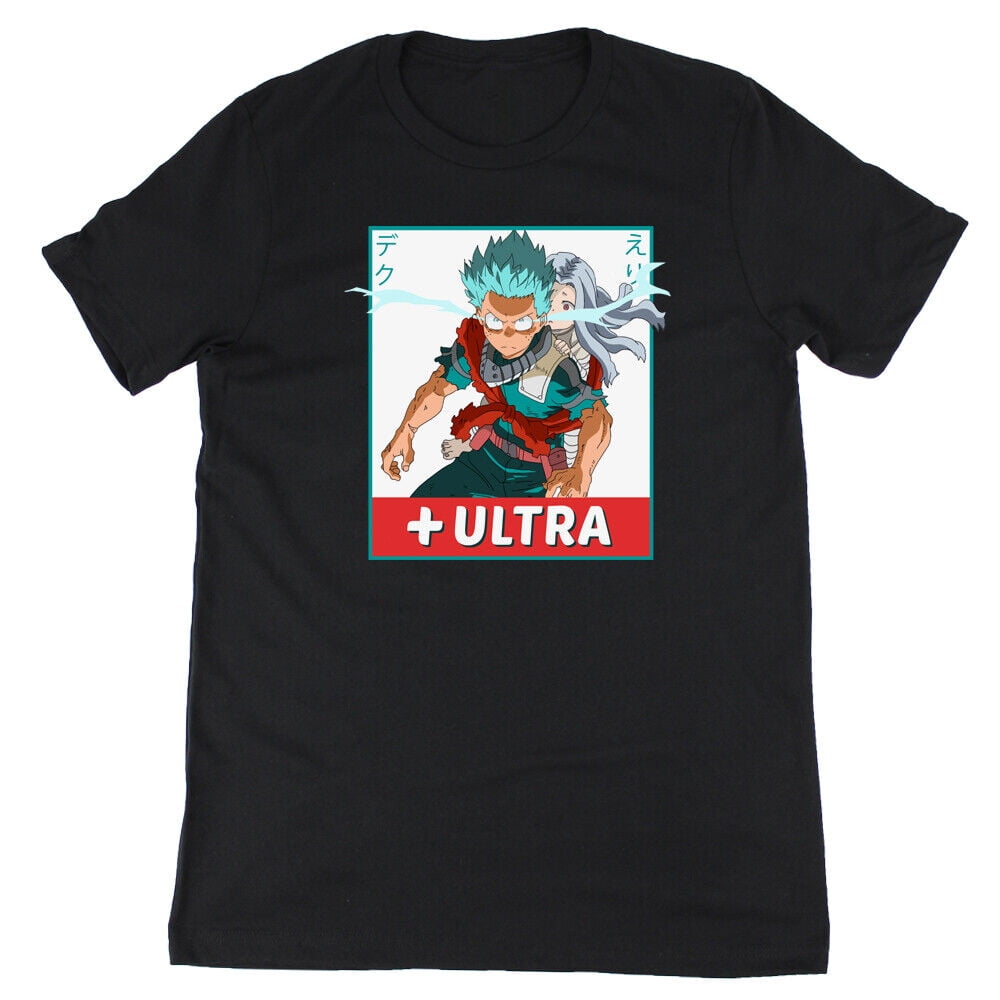 Boku No Hero Academia: My Hero Academy Plus Ultra Anime Graphic T-Shirt ...