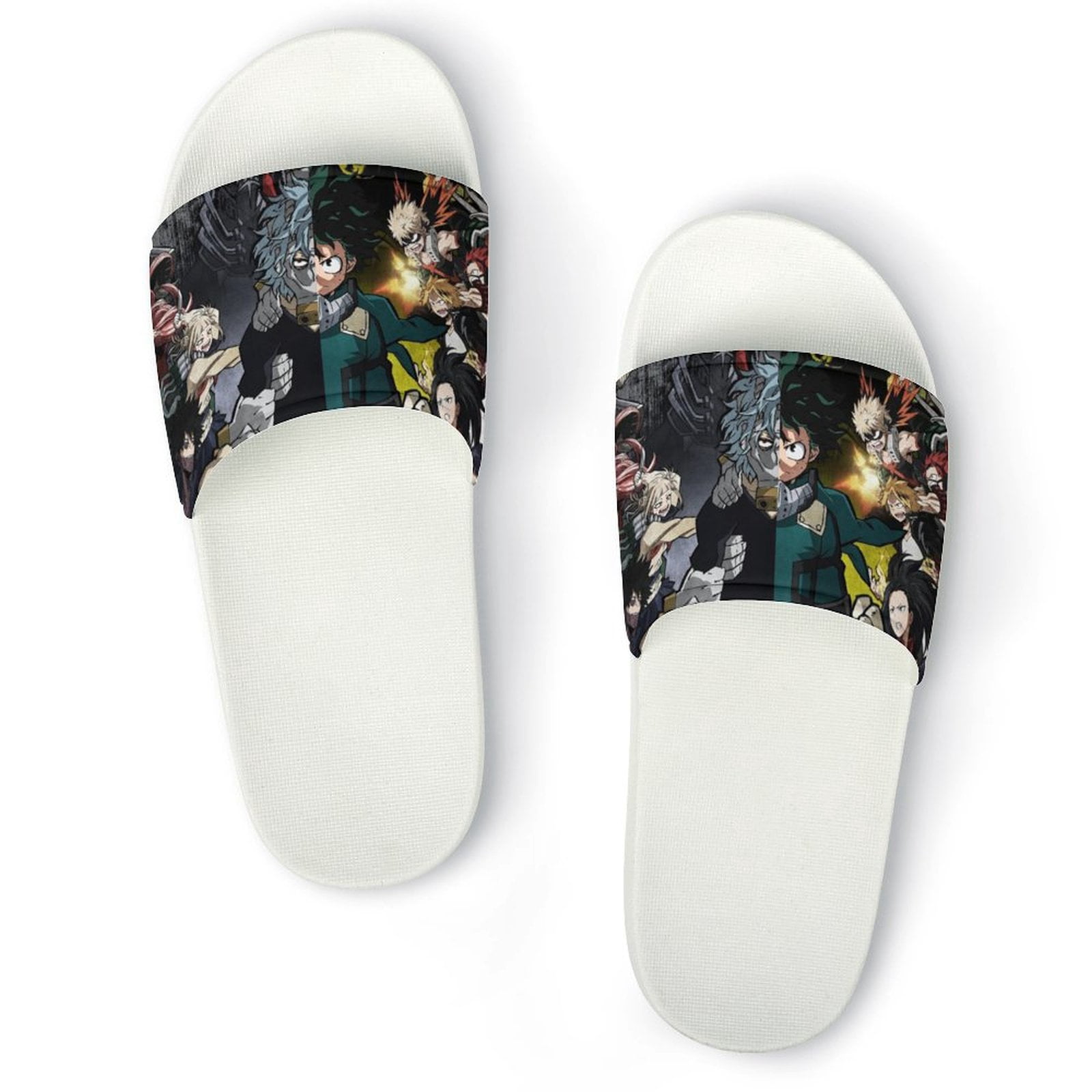 Boku No Hero Anime Unisex Slippers Summer Beach Slippers Casual Non ...