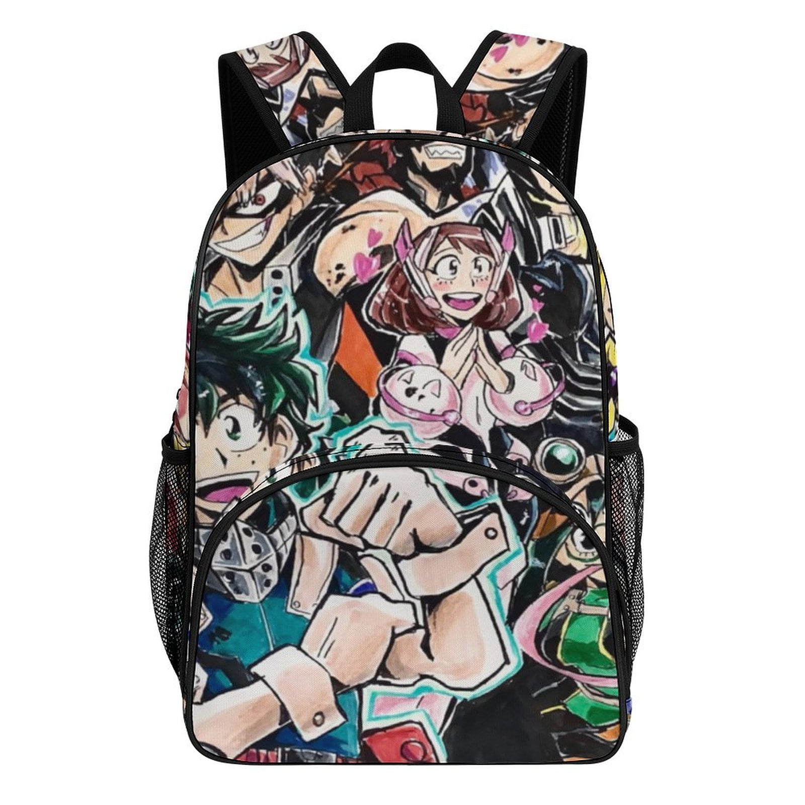 Boku No Hero Character Backpack Daypack Adjustable School Bag Student ...
