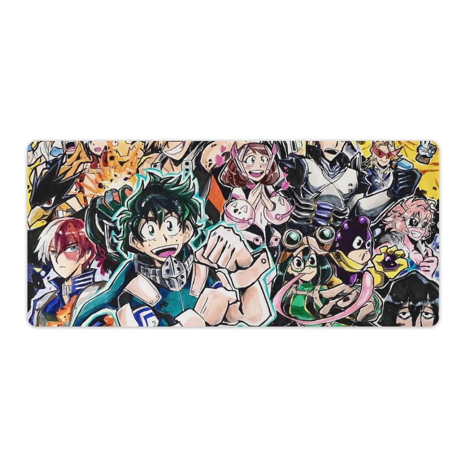 Boku No Hero Character Mouse Pad Extended Gaming No-sliped Large Desk ...