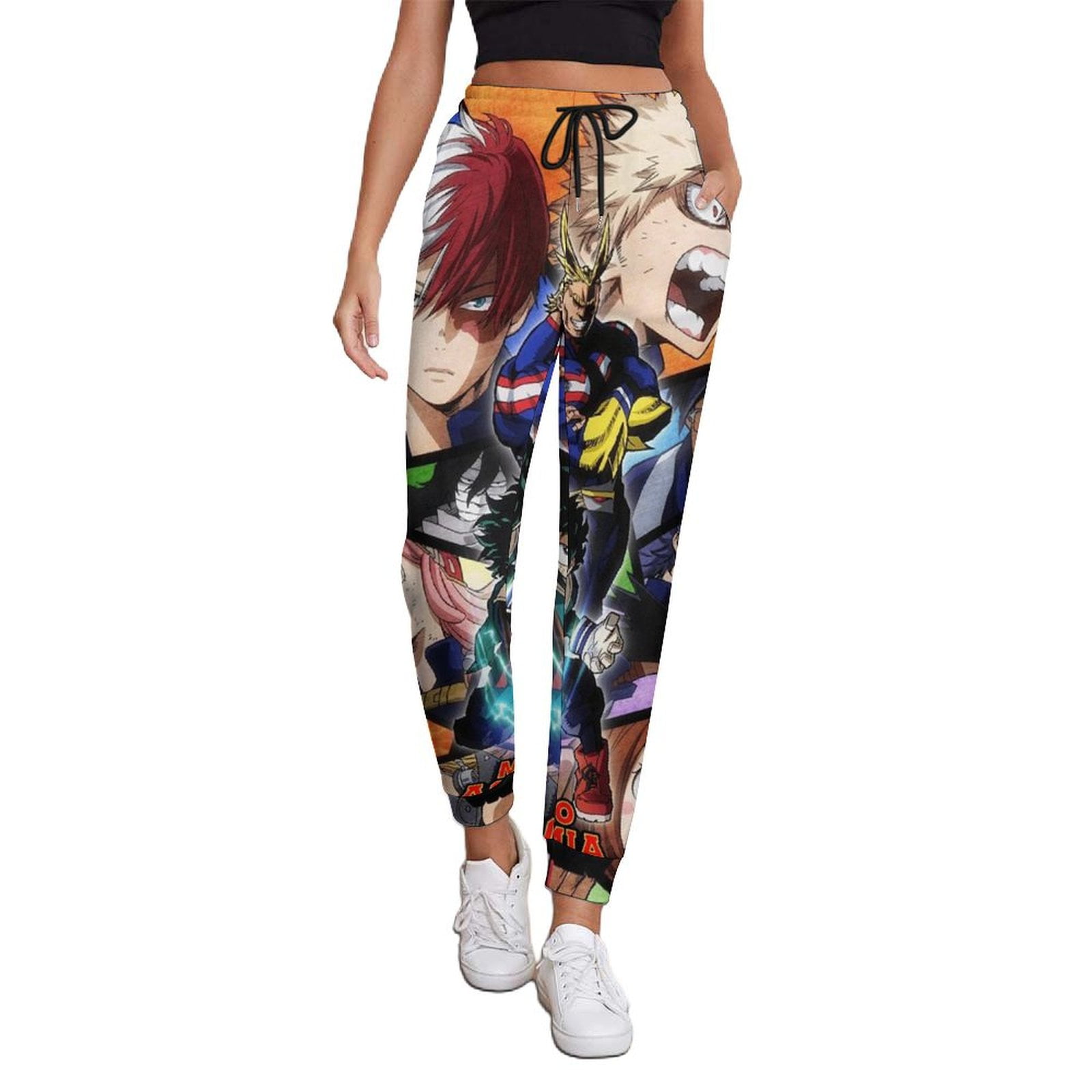 Boku No Hero Mha Academia Womens Sweatpants Joggers Pants Trousers ...