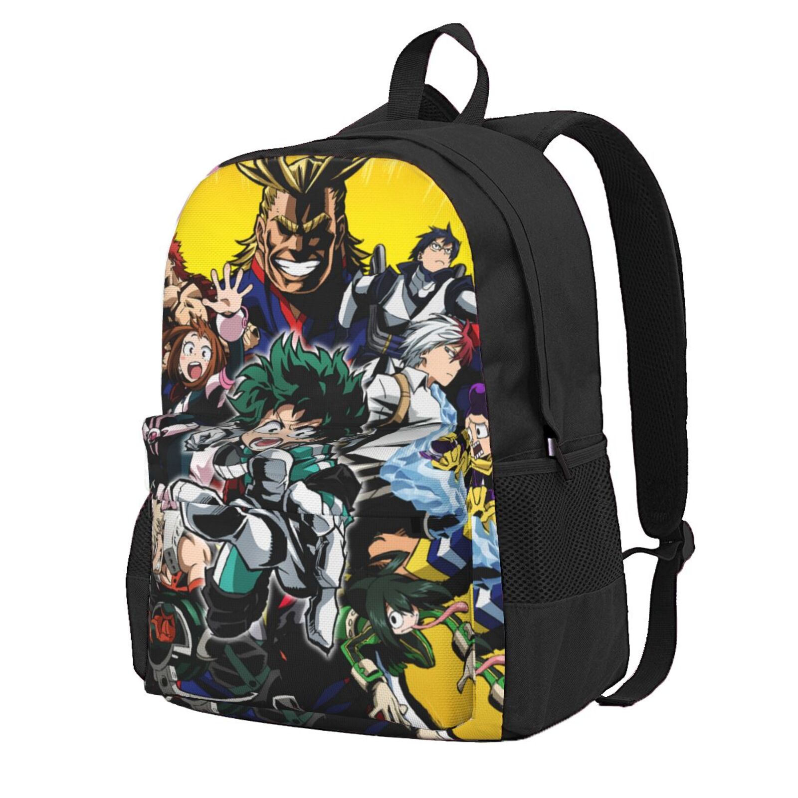 Boku No Hero Mha Laptop Backpack Large Capacity Casual Daypack Satchel ...