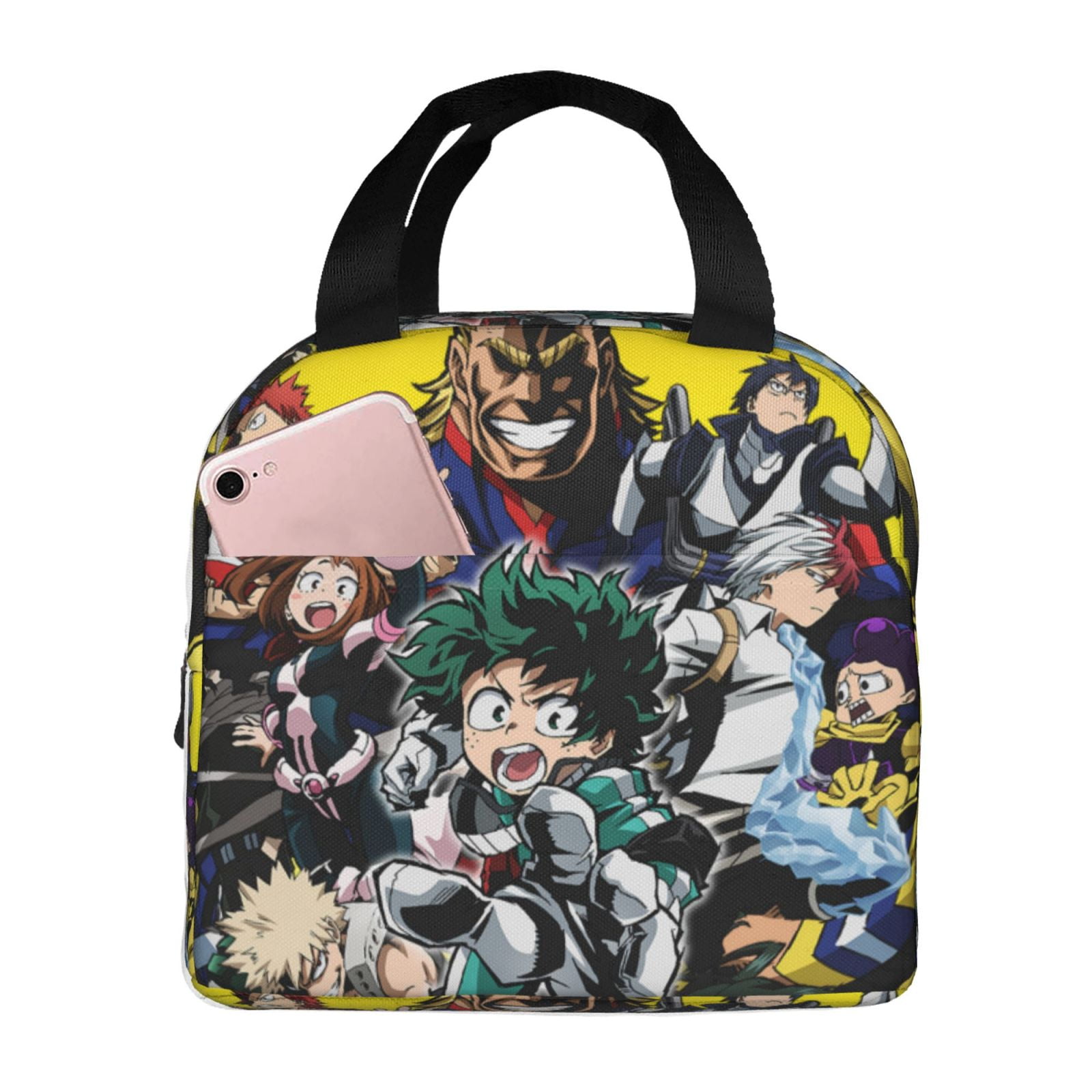 Boku No Hero Mha Lunch Bag Reusable Portable Lunch Box Insulated ...