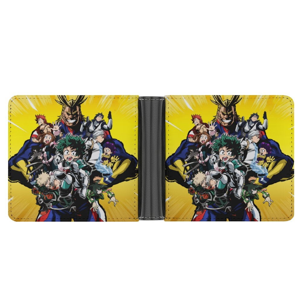 Boku No Hero Mha PU Leather Bifold Wallet Money Organizers Gift With ...