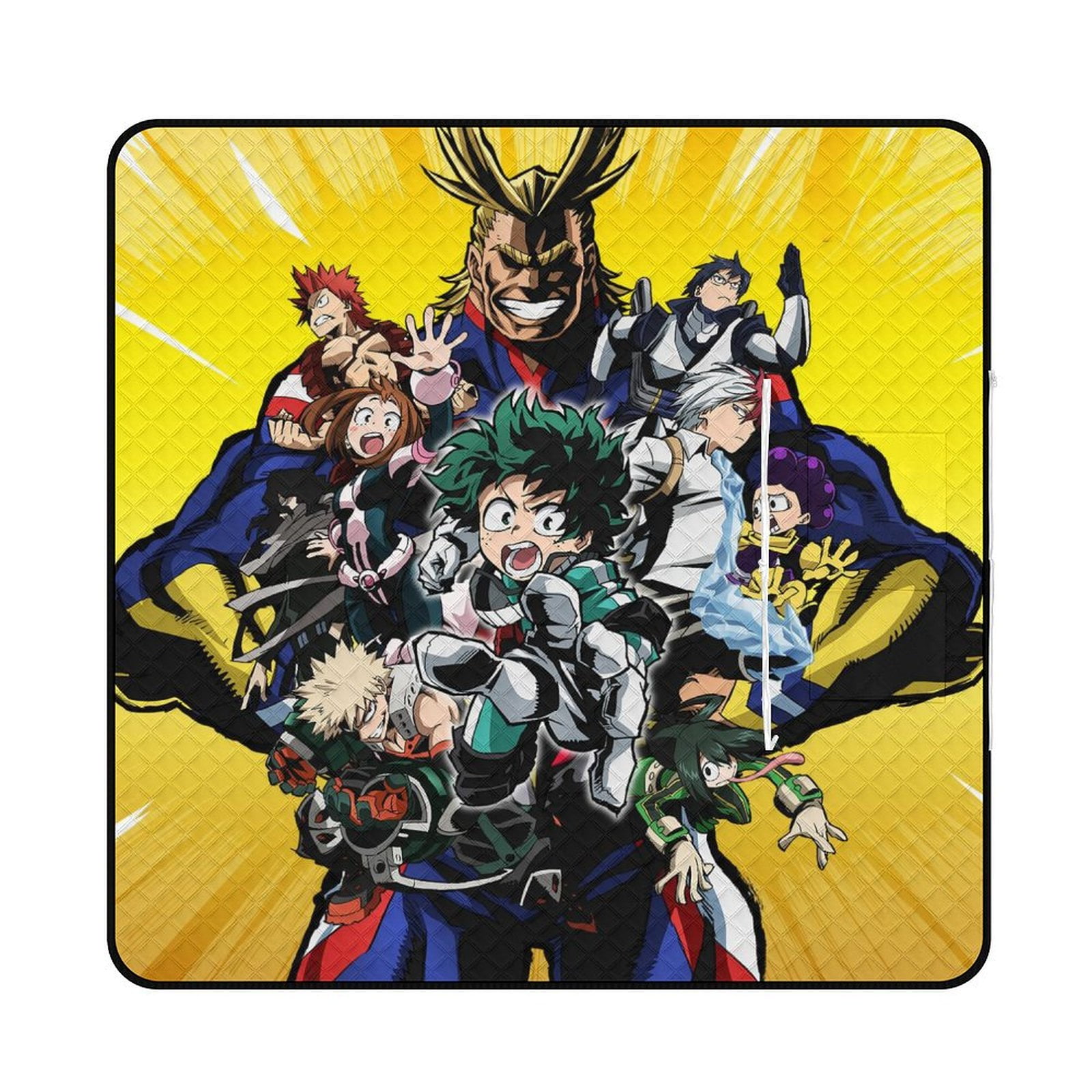 Boku No Hero Mha Picnic Mat Sandproof Waterproof Foldable Portable Tote ...
