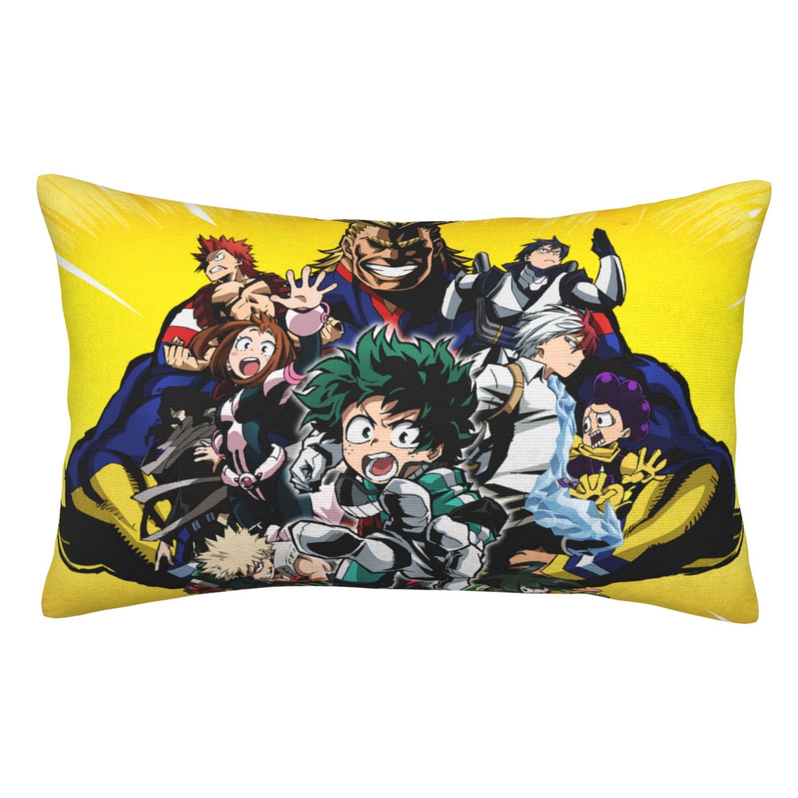 Boku No Hero Mha Pillowcase Cushion Pillow Covers With Hidden Zipper ...