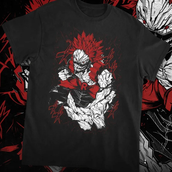 Boku No Hero – Red Riot Anime Manga T-Shirt Black S- 5XL Gift For ...