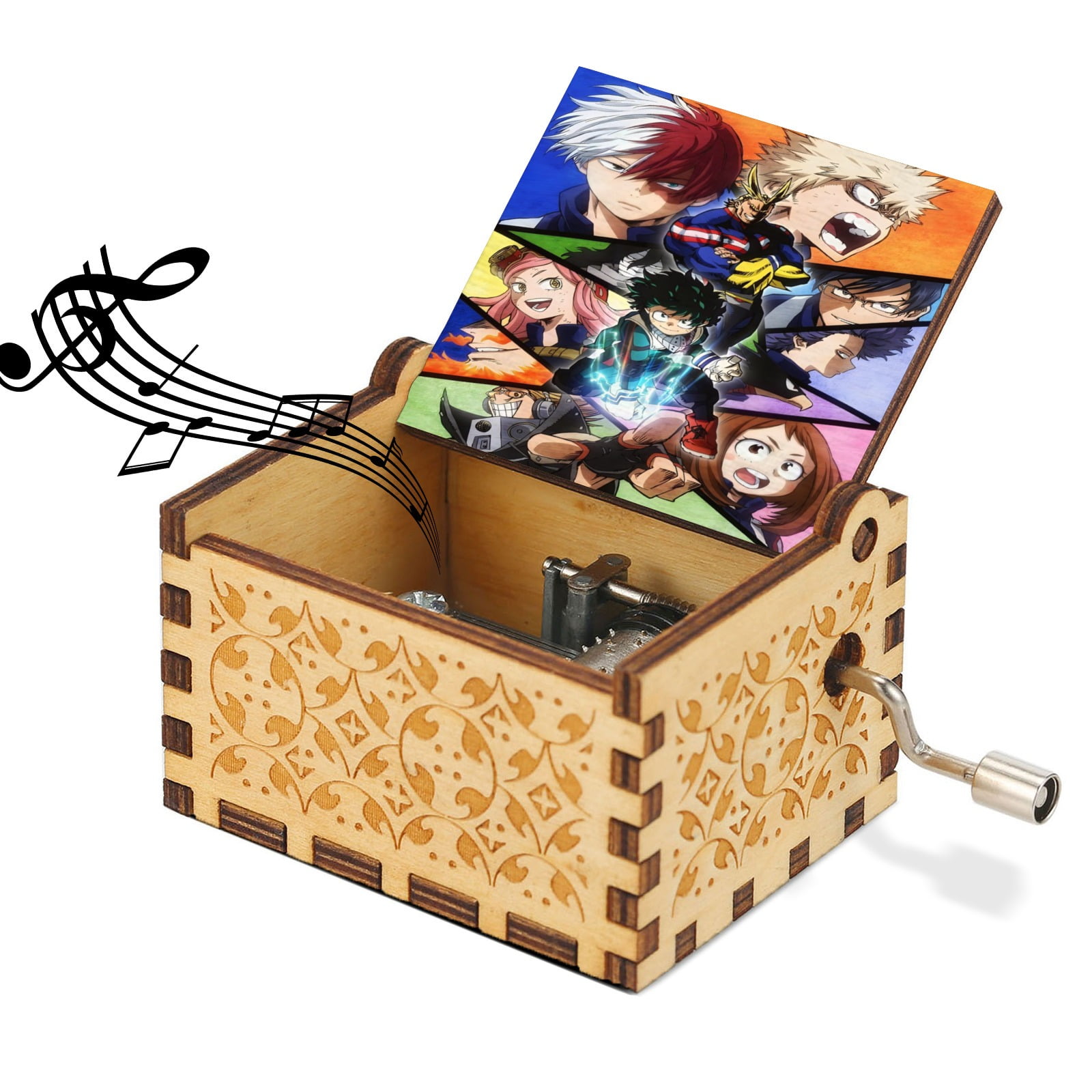 Boku no Hîrô Akademia Wooden Music Box. - Walmart.com