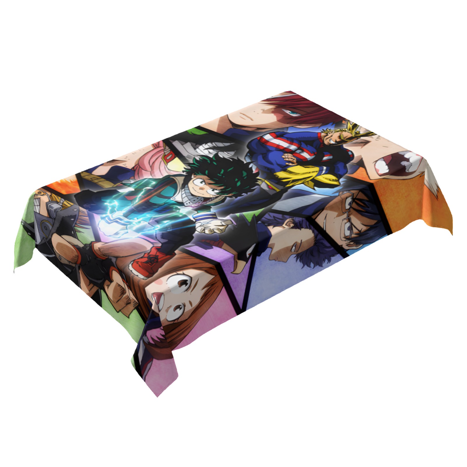 Boku no Hero Academia 2 square tablecloth has an iconic print, fits ...