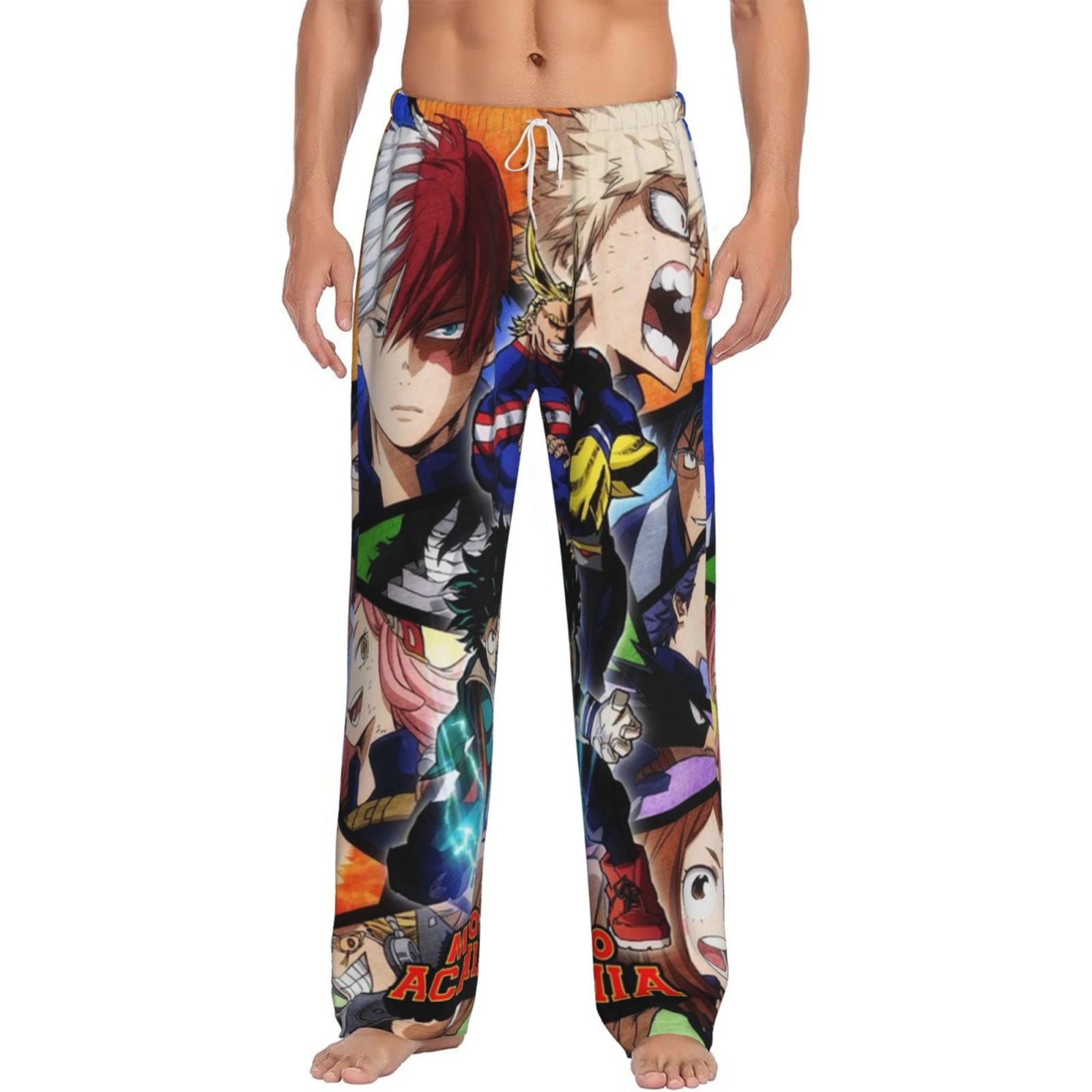 Boku no Hero Mha Academia Men's Pajama Pants With Pockets Lounge ...