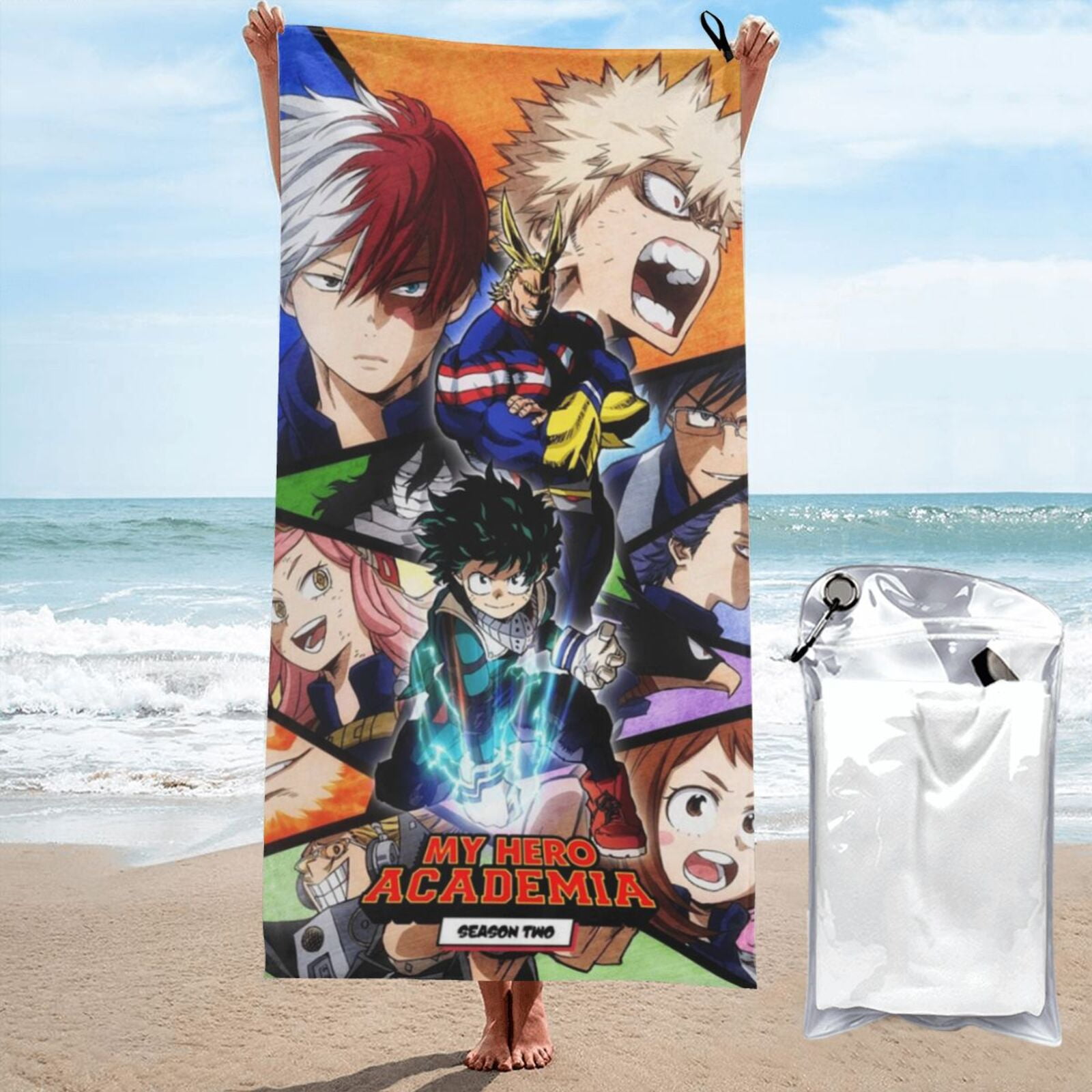 Boku no Hero Mha Academia Quick Dry Bath Towel Lightweight Soft ...