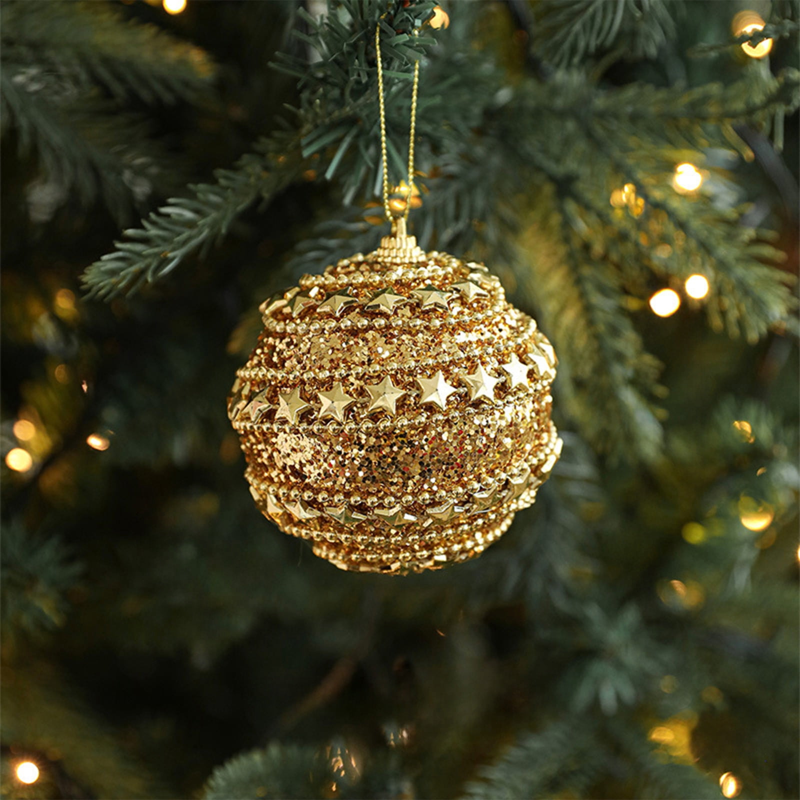 Bolas Rojas De Navidad Grandes Traditional Christmas Ornaments Golden ...