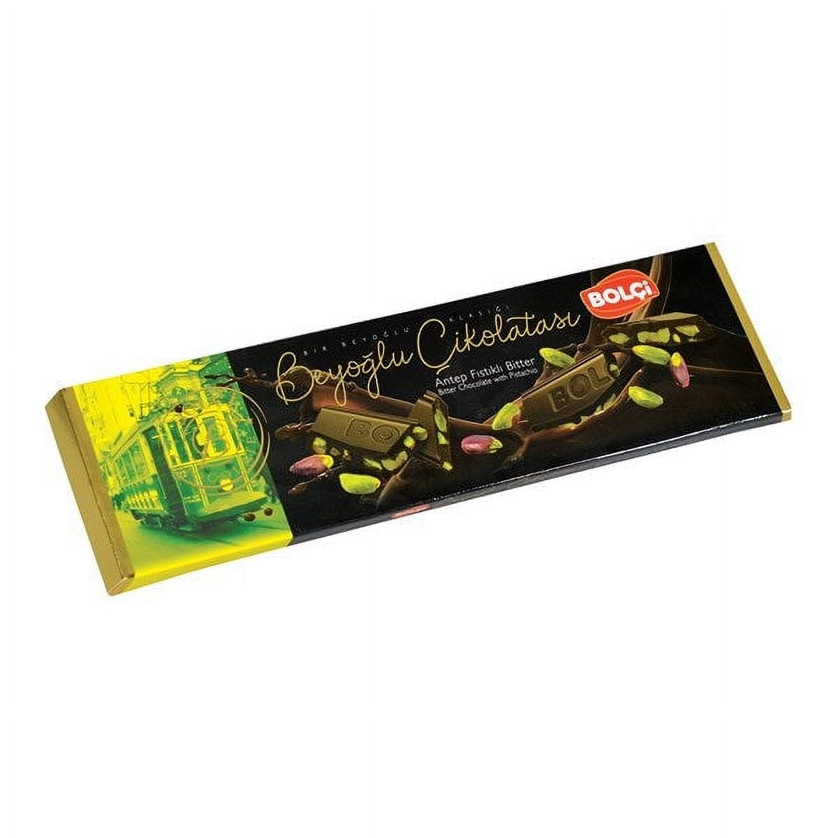 Bolci Dark Chocolate Bar With Whole Pistachios (300g / 10.58oz ...