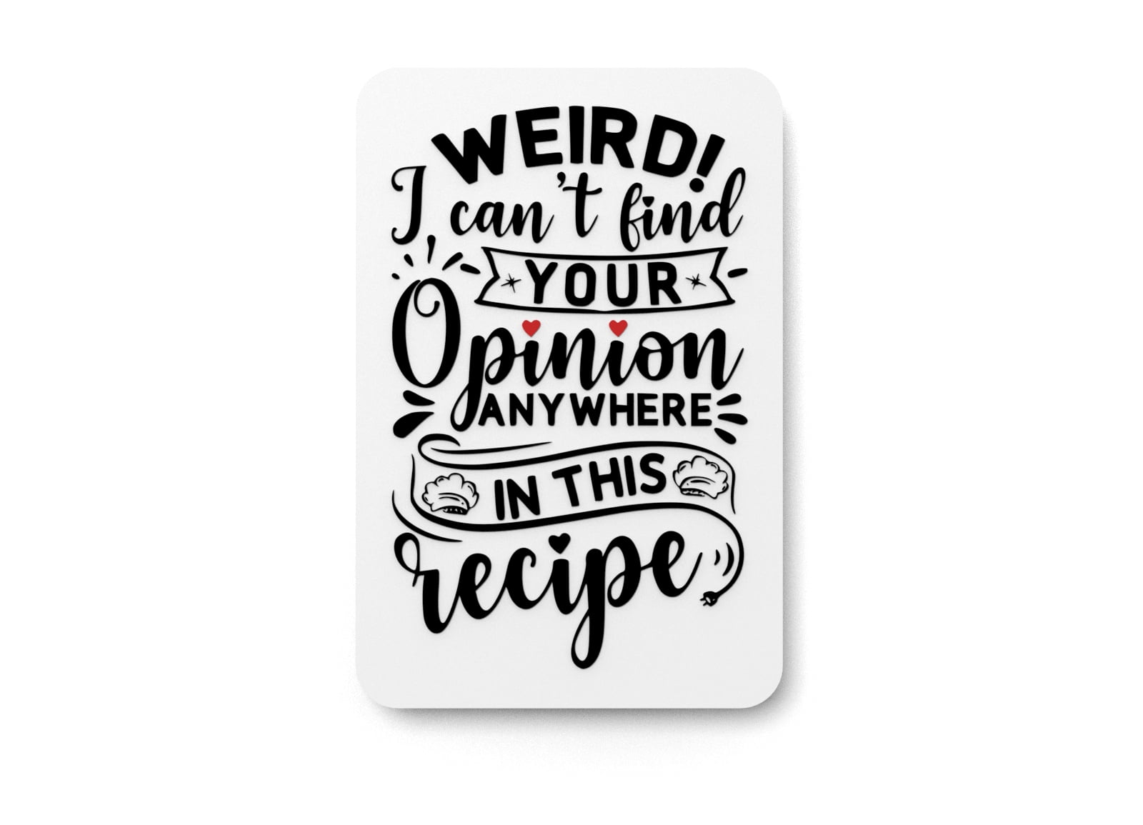 Bold 3D Printed Find Your Opinion Sign Wall Art Durable PLA Sign For ...