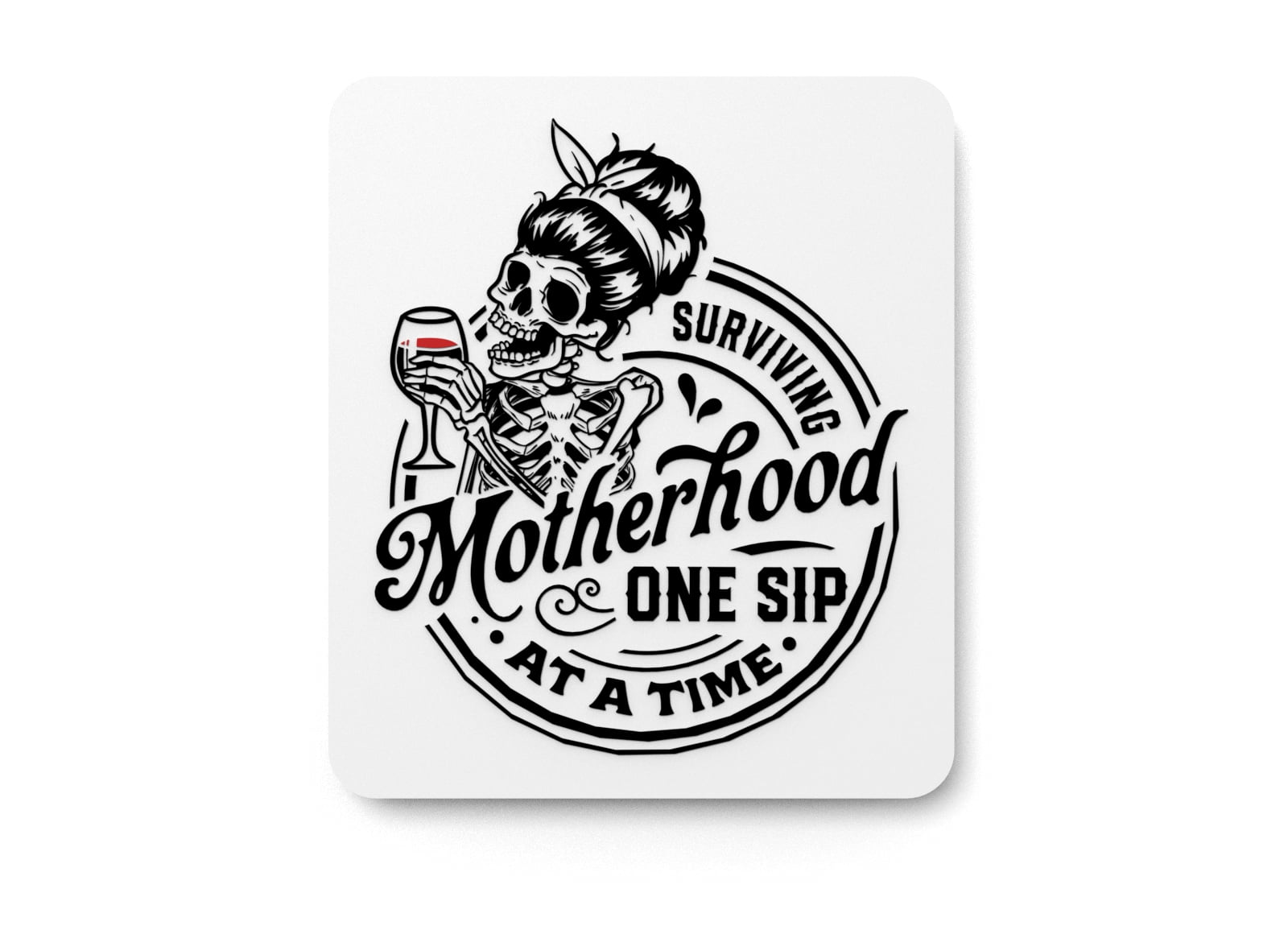 Bold 3D Printed Motherhood One Sip Sign Wall Art Durable PLA Sign for ...