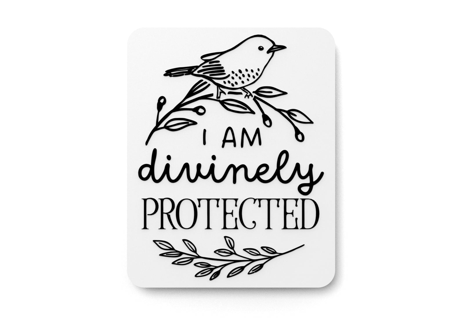 I Am Divinely Protected Dreams | Funny Sign for Home or Office ...