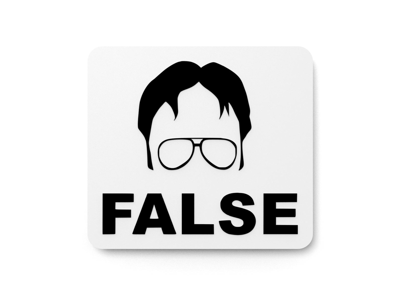 False | Funny Sign for Home or Office - Walmart.com