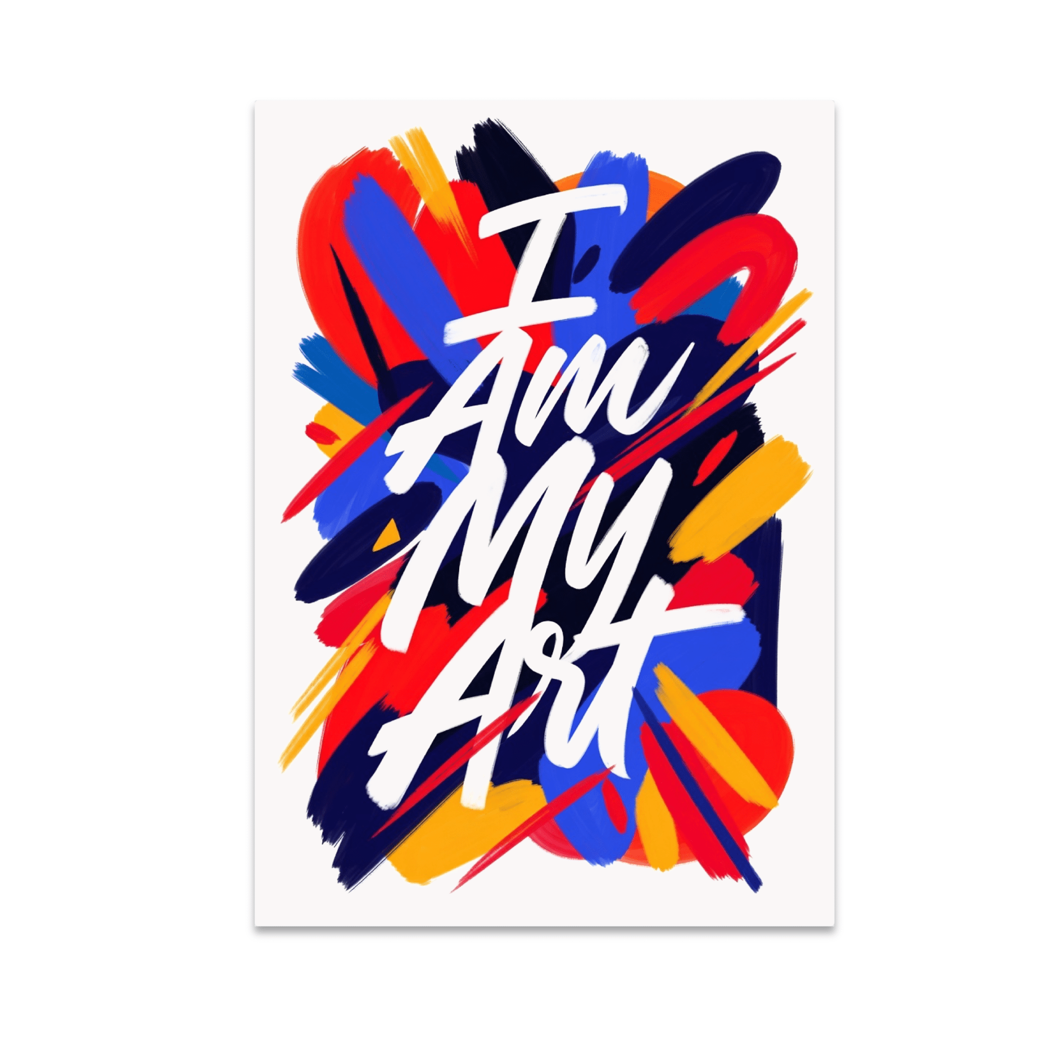 Bold Abstract Art Decor - Art Enthusiast - 13x19 Poster Print - Walmart.com