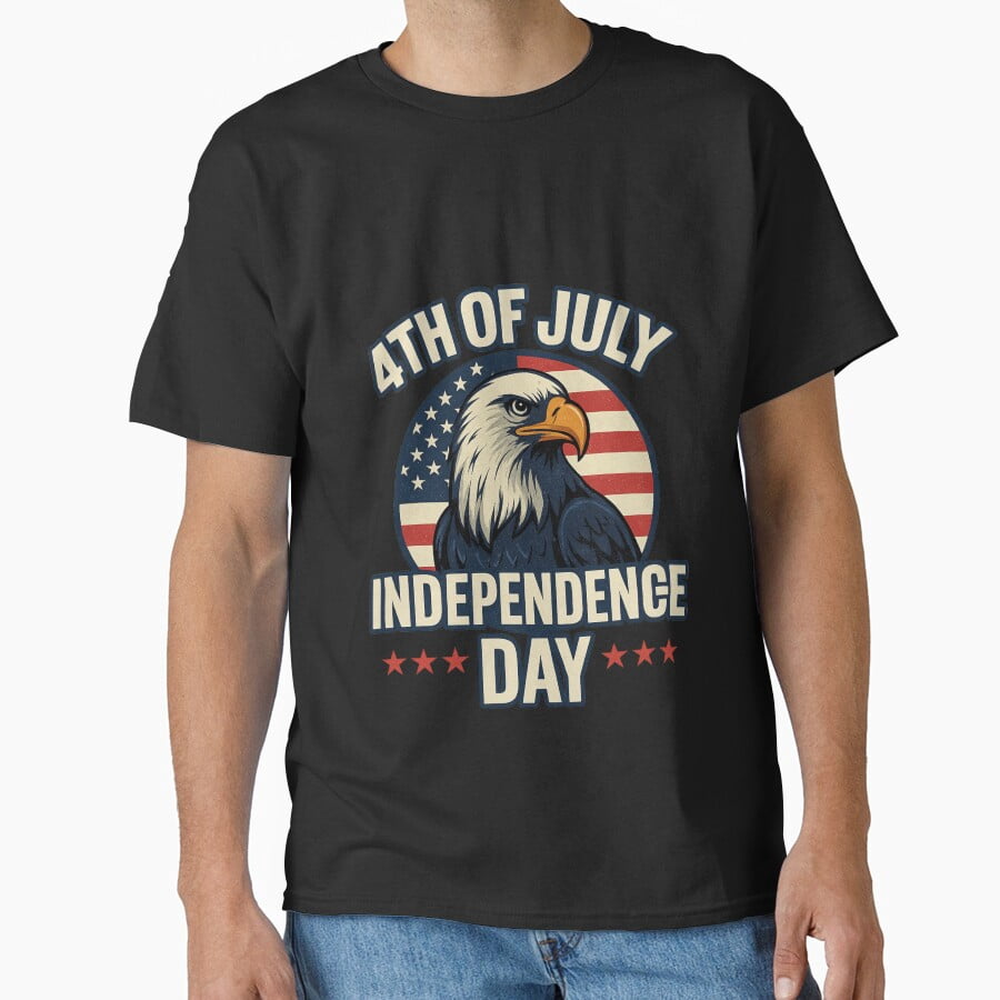 Bold American Eagle 4Th Of July independence Day T-Shirt, Gift For ...
