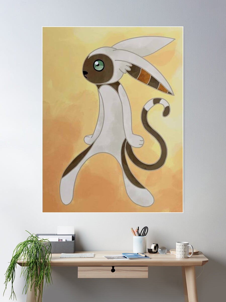 Bold And Brash Momo - Avatar The Last Airbender Poster Wall Art, Modern Wall Decor For Living ...