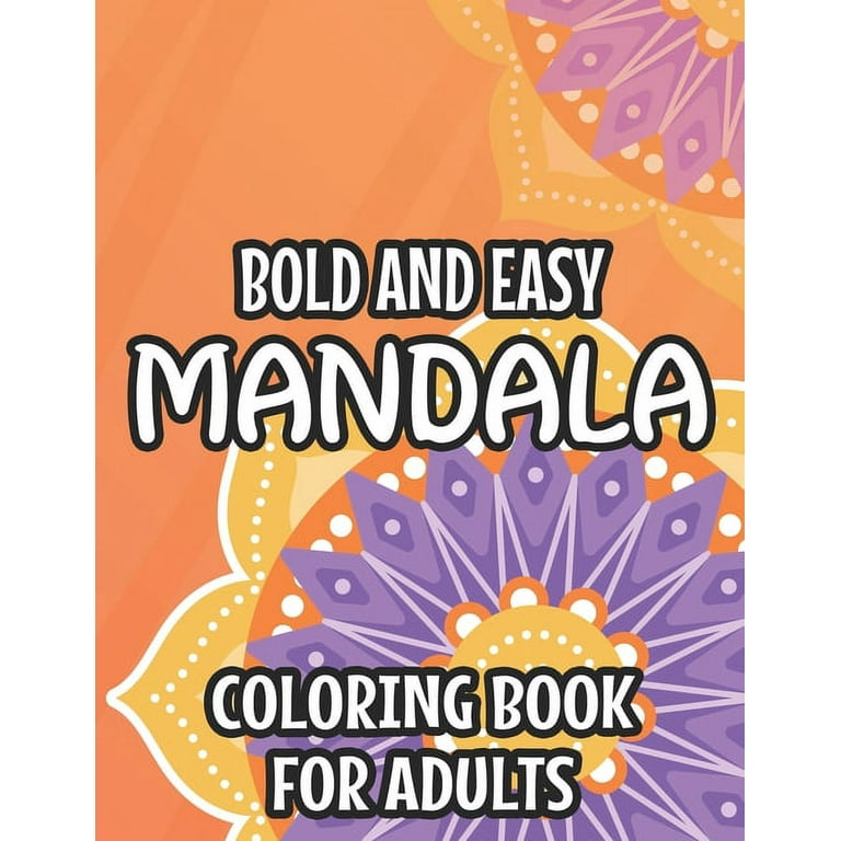easy mandala coloring pages for relaxation