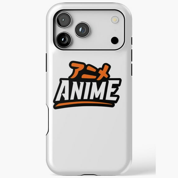 Bold Anime Logo Design Japanese Phone Cover for iPhone 11 12 13 14 15 ...