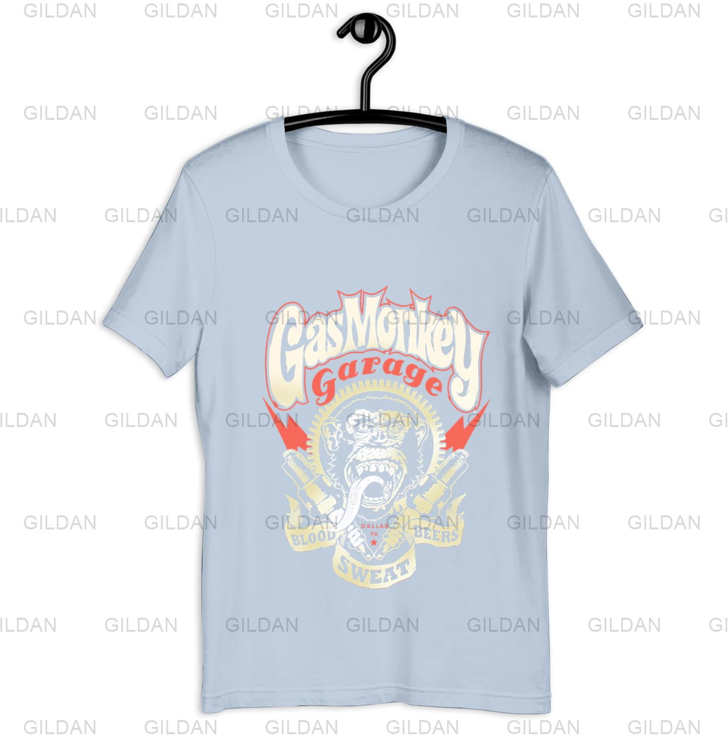 Bold Automotive Workwear Tee, Retro Car Repair Inspired Shirt, Engine ...