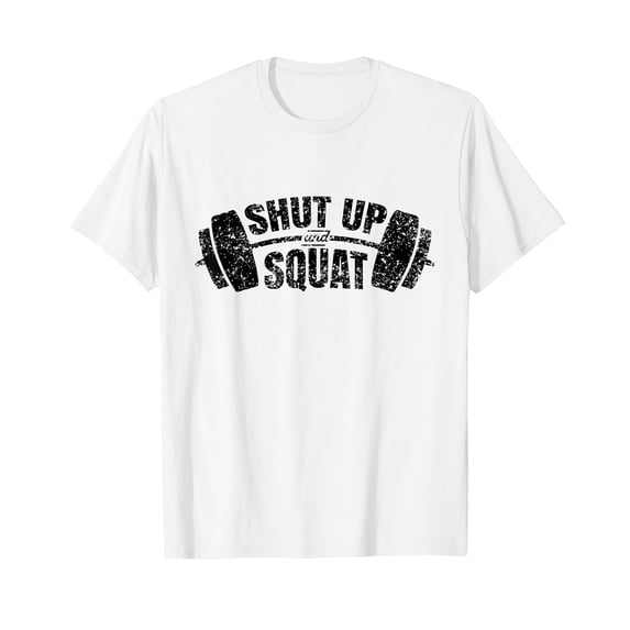 Bold Barbell Graphic Training Fitness Gym Workout T-Shirt for ...