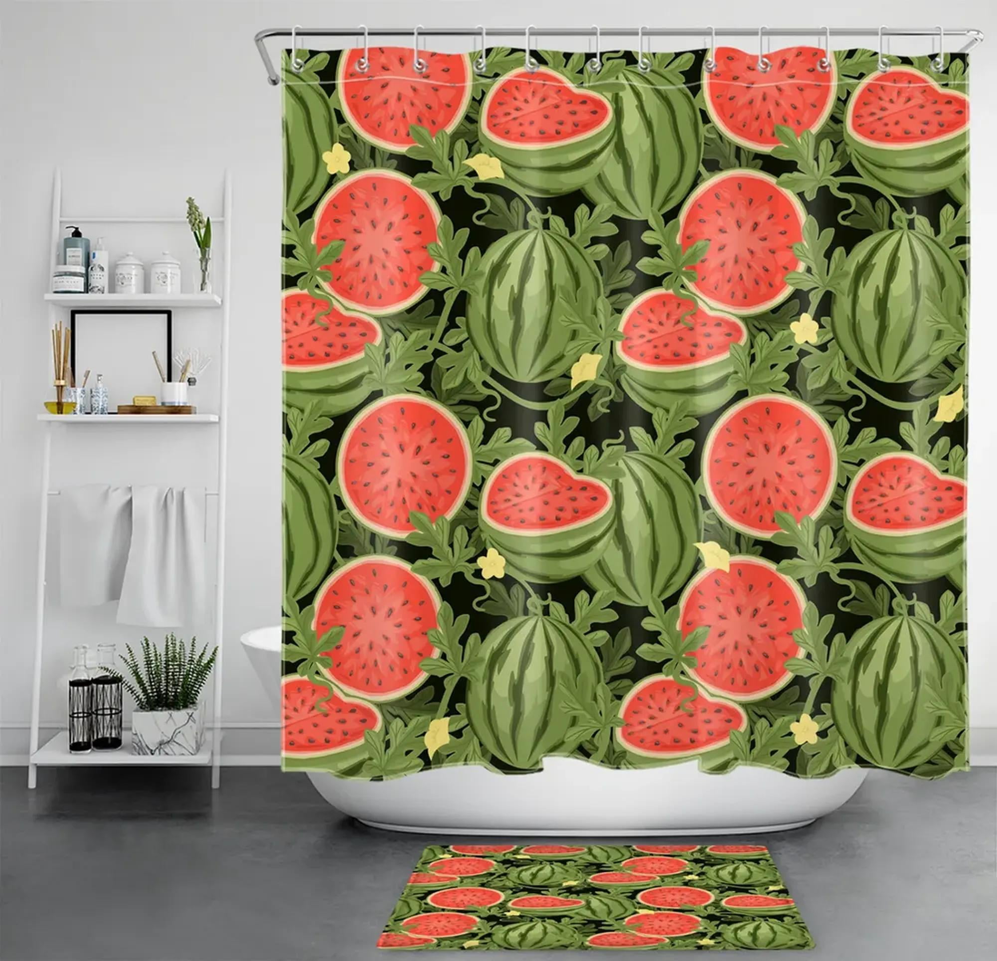 Bold And Beautiful Elevate Your Bathroom With A Vibrant Fruit And Flower