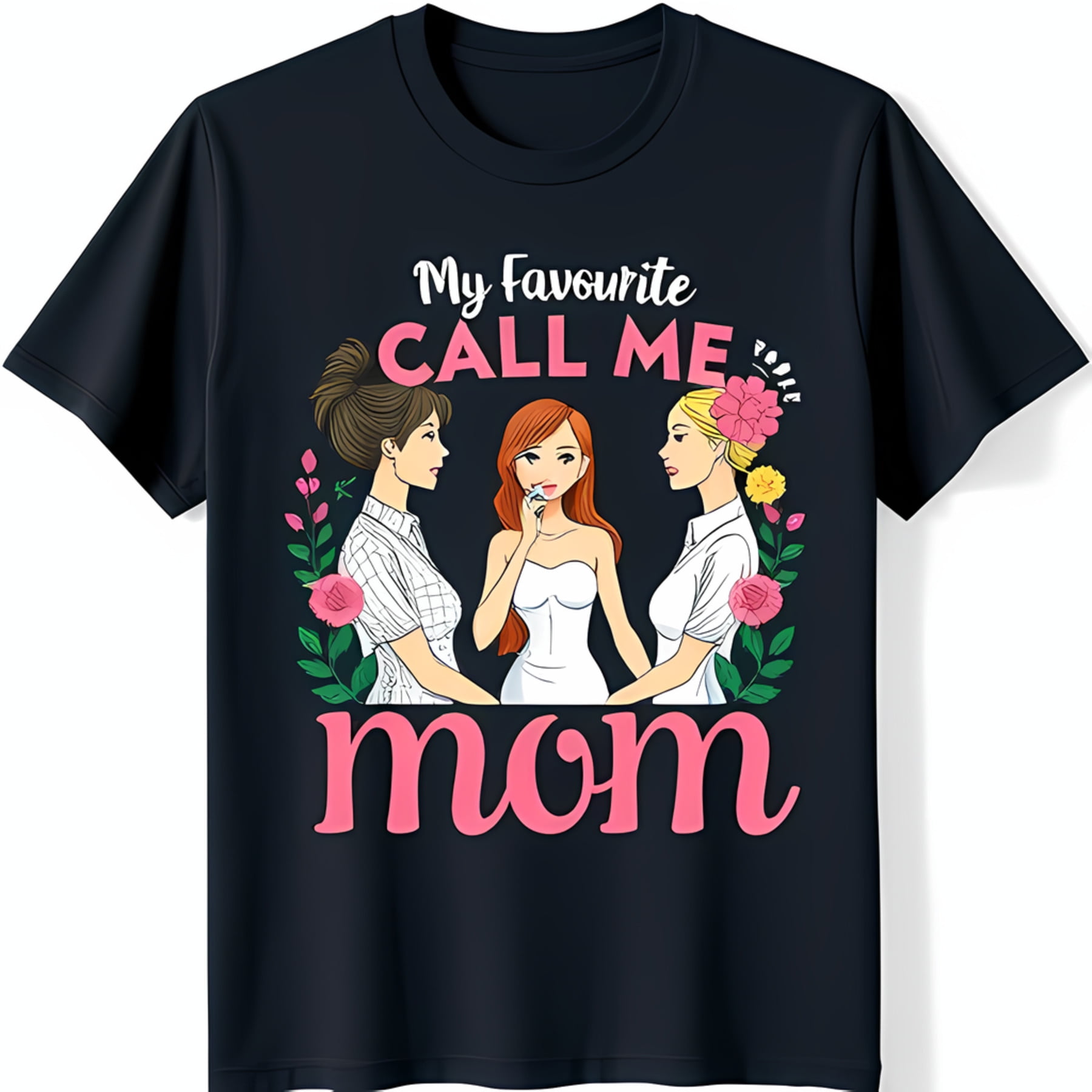 Bold Black T-Shirt with Eye Catching Chest Graphic Fun & Playful Design ...