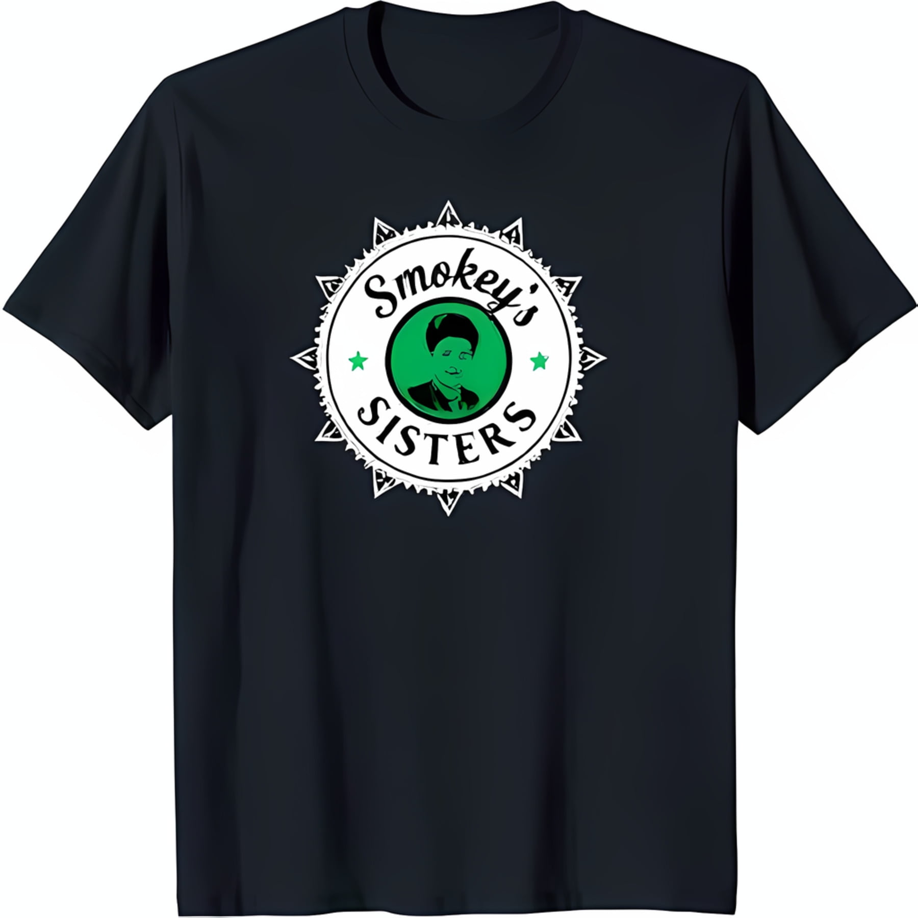 Bold Black T-Shirt with Eye Catching Chest Graphic for Casual Outings ...