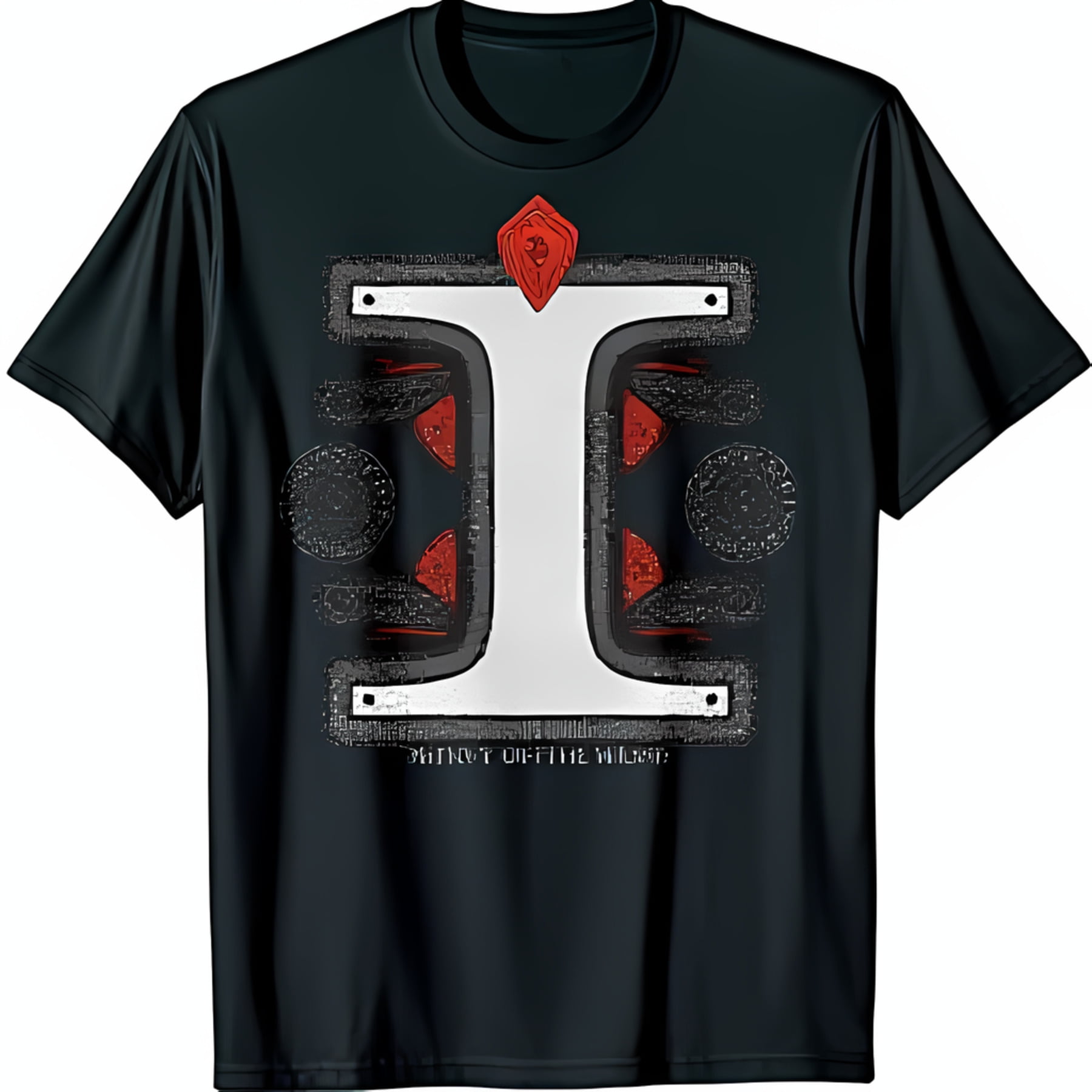 Bold Black T-Shirt with Eye Catching I Graphic & Ain t for the Weak ...