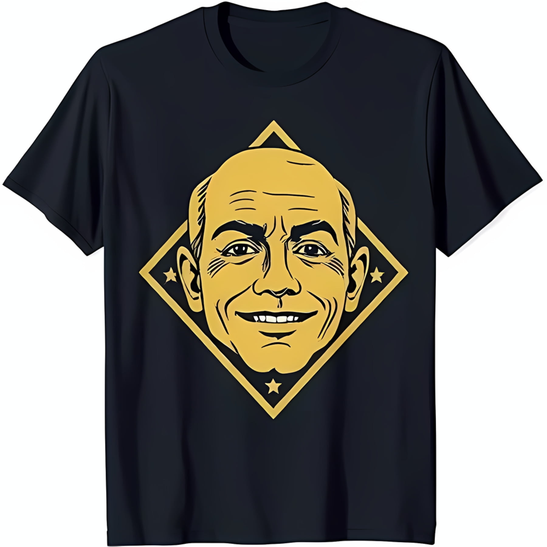 Bold Black T-Shirt with Iconic Graphic for Cleanliness Lovers - Walmart.com