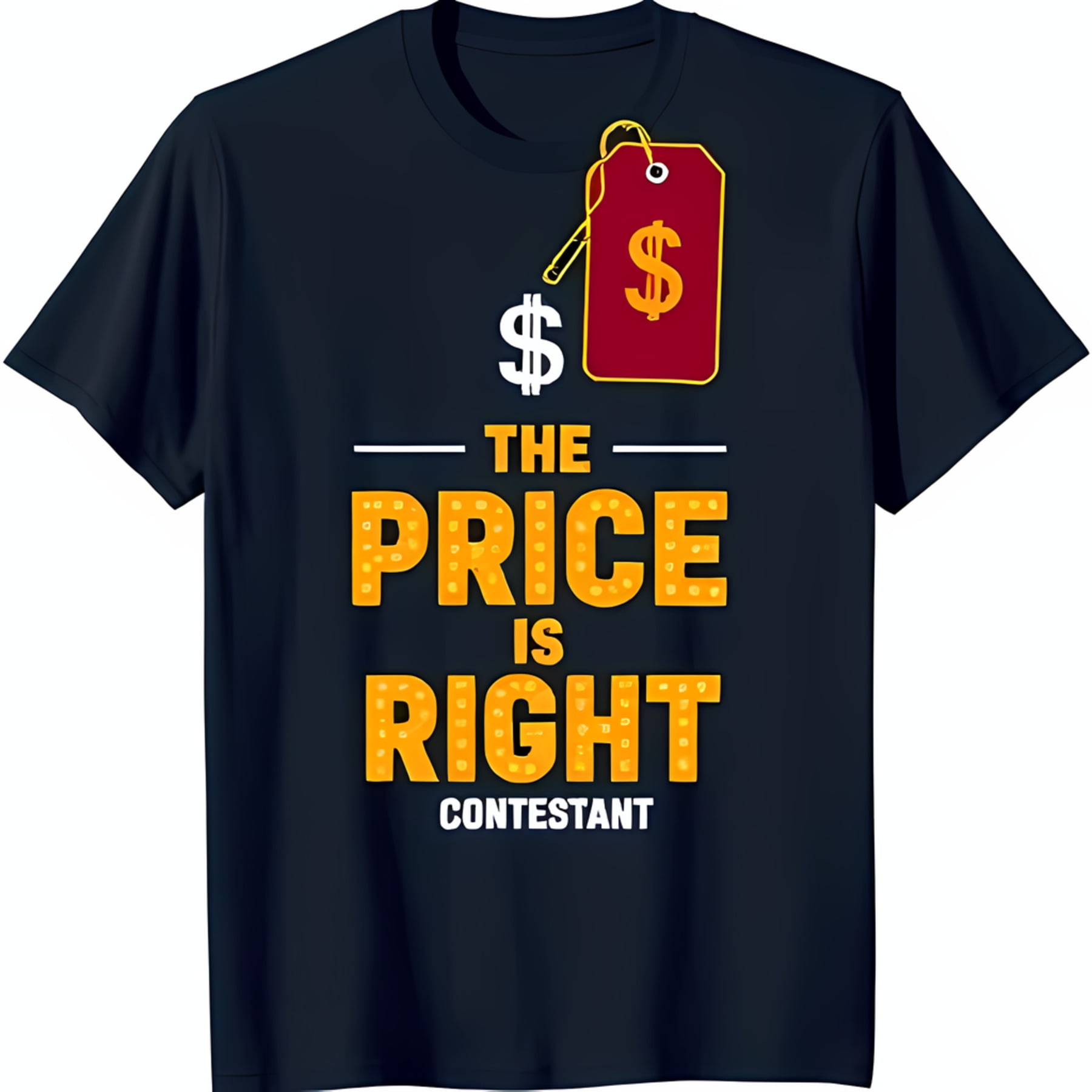Bold Blue 'The Price is Right Contestant' Graphic Tee with Sign ...