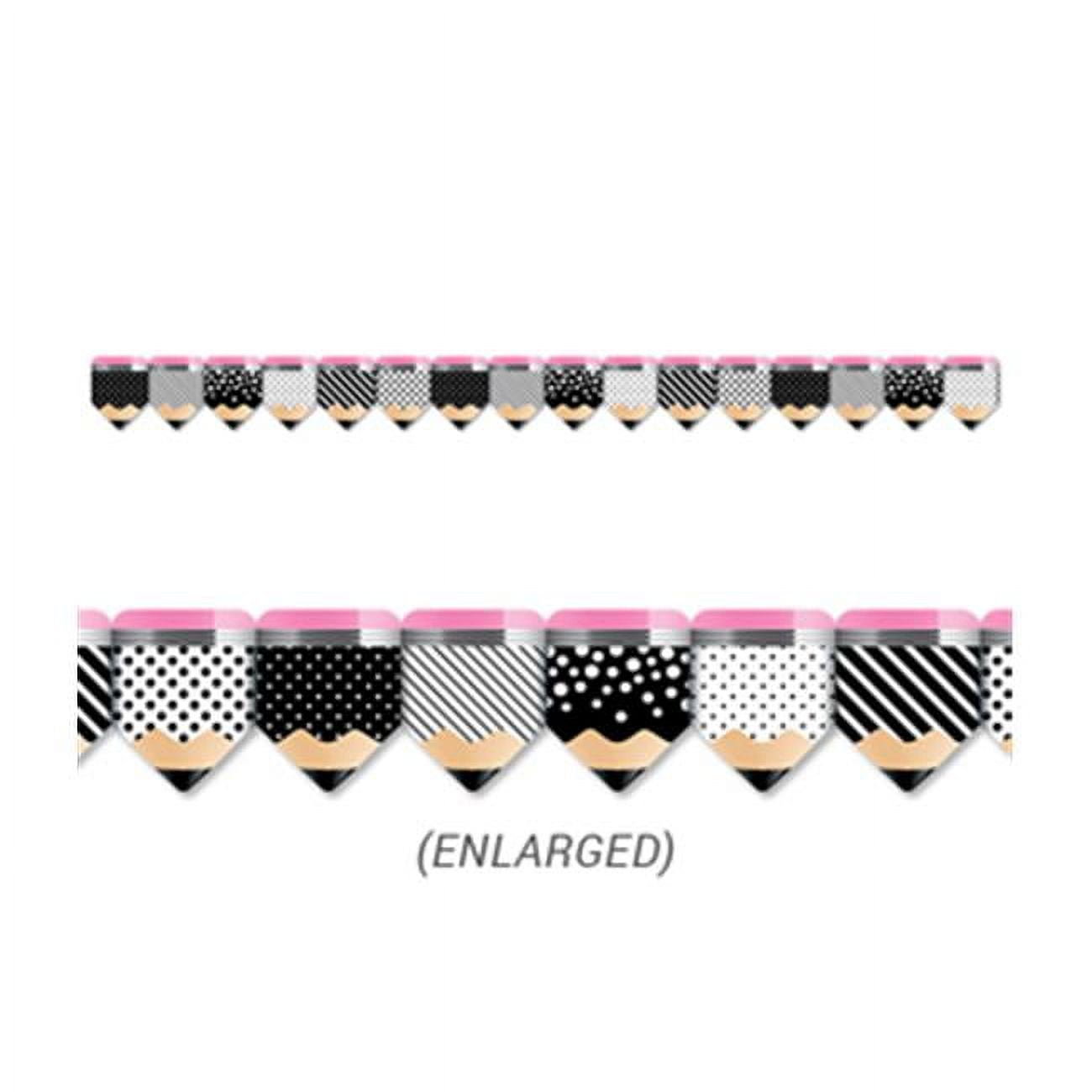 Striped and Spotted Pencil Border Bold and Bright - Walmart.com