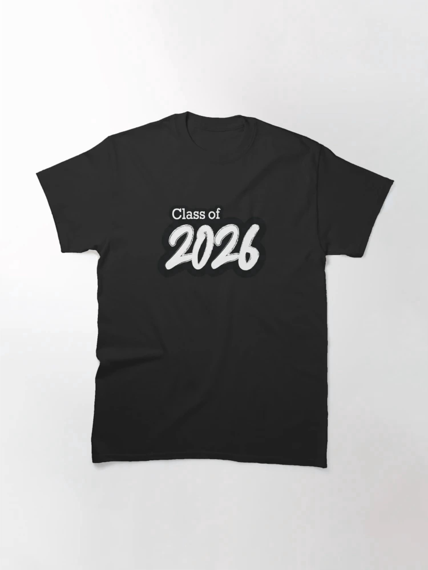 Bold Brush Class Of 2026 Graduation Year School Pride Graphic Design ...