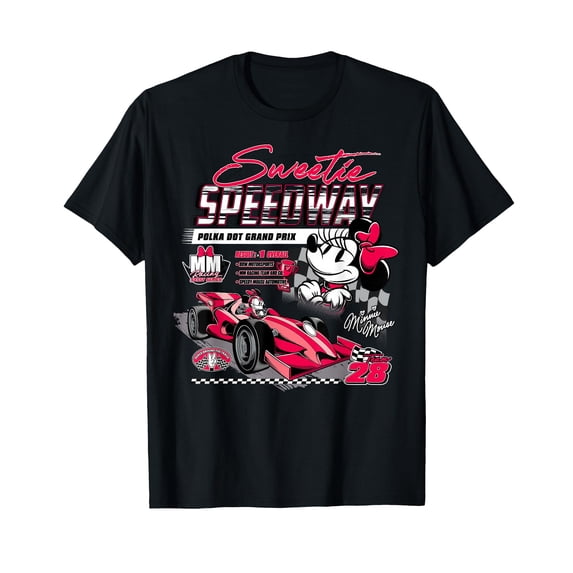 Bold Cartoon Mouse Race Car Polka Dot Grand Prix T-Shirt for Fun and ...