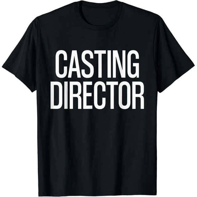 Bold Casting Director Text | Film Crew T-Shirt - Walmart.com